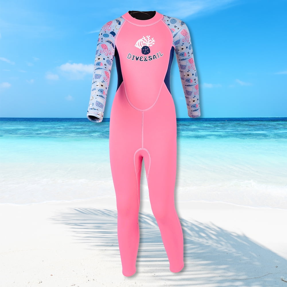 Yiaieng Snorkeling Surfing Swimsuit 2.5MM Neoprene Girls Wetsuit One ...