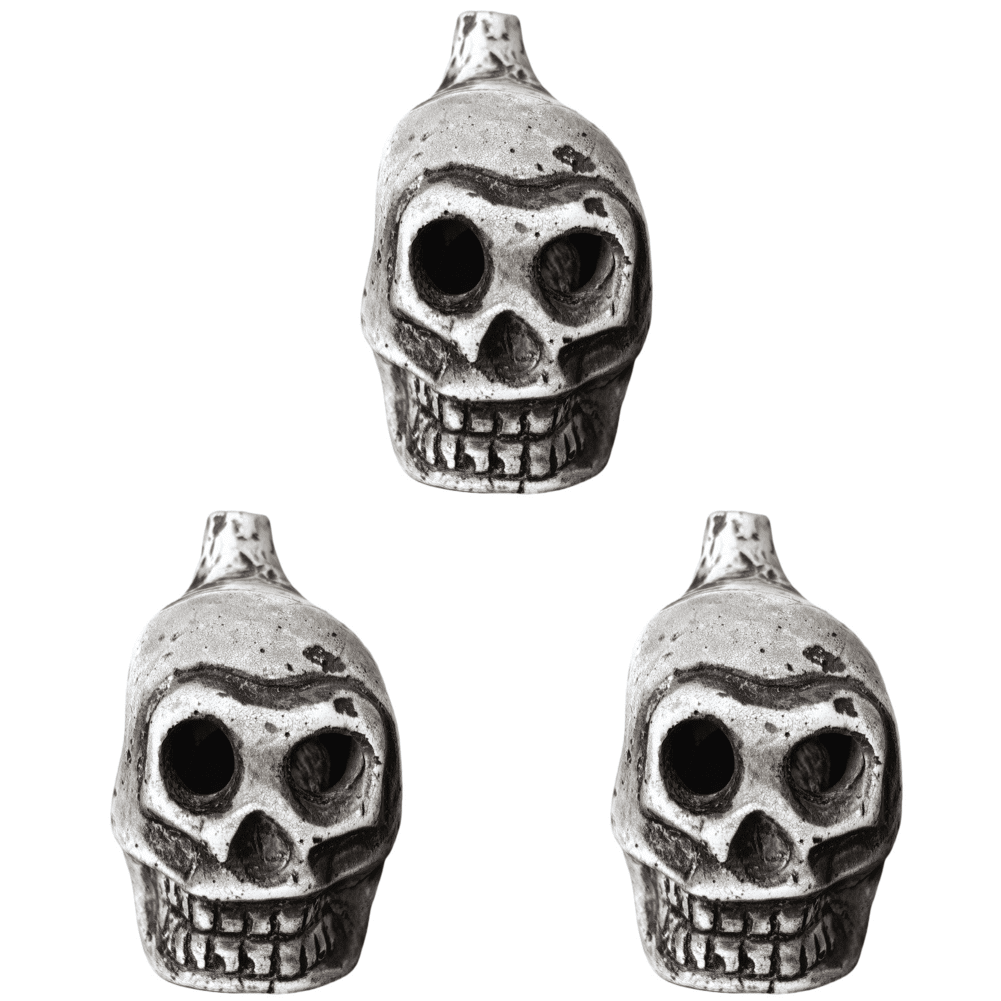 Yiaieng Spooky Aztec Death Whistle Scream Whistle Skull Whistle for ...