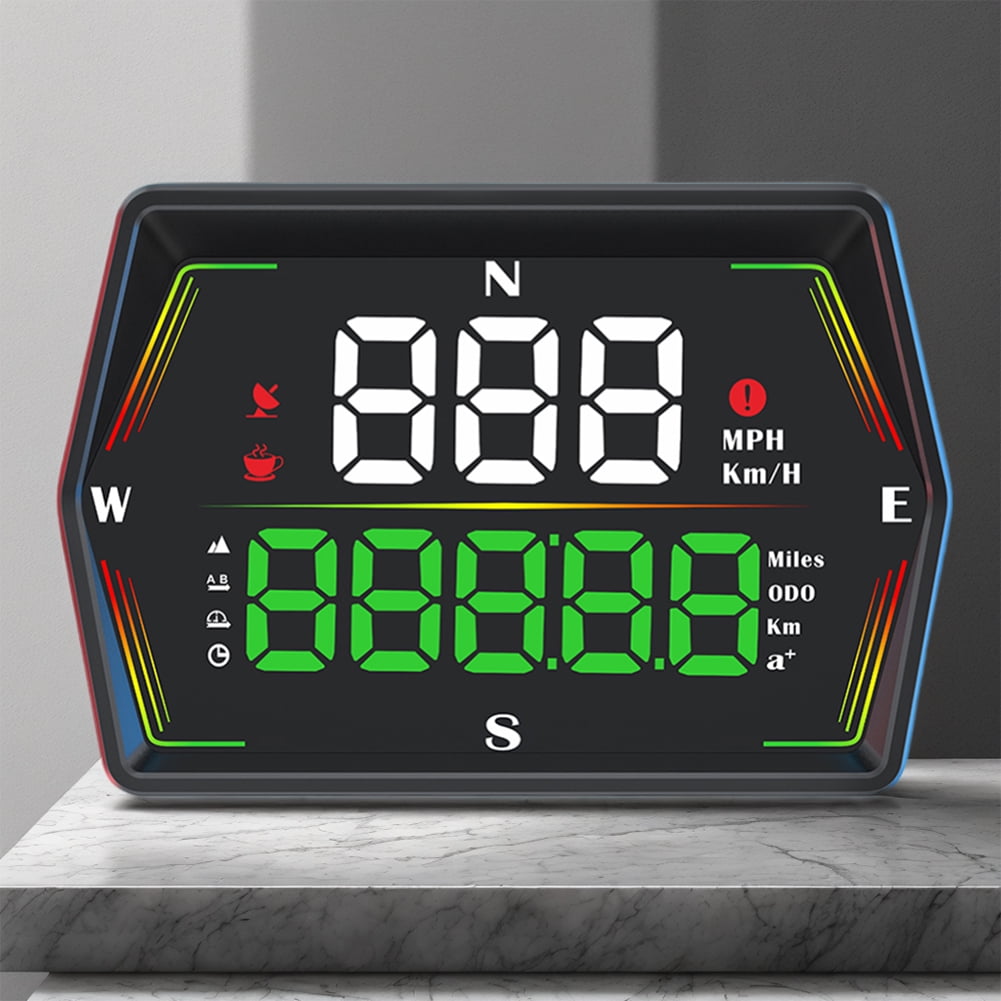 Yiaieng Universal Car Hud Gps Hud Head Up Display Digital Speedometer ...