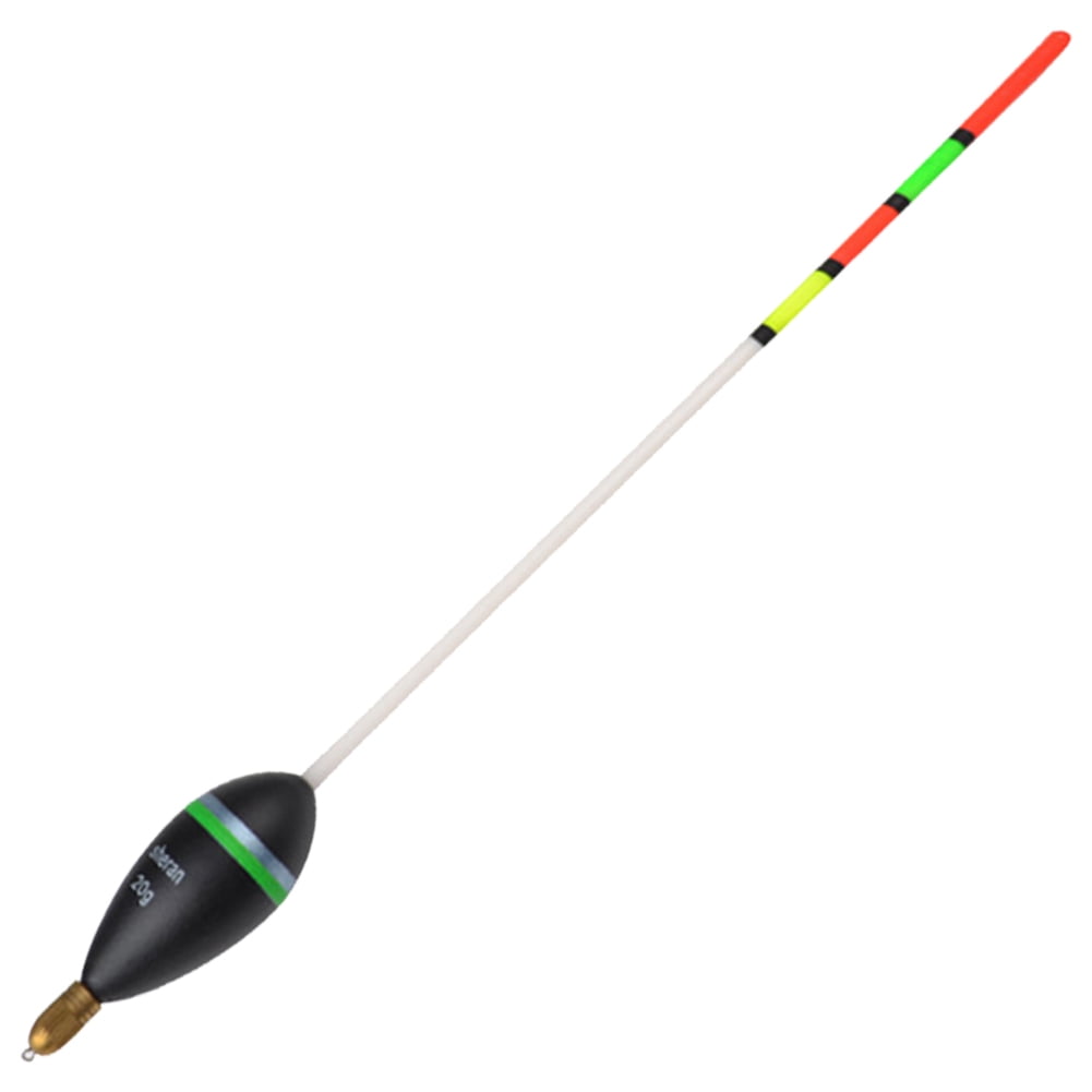 Yiaieng Wood Long Tail Fishing Float, Fishing Float Vertical Buoy ...