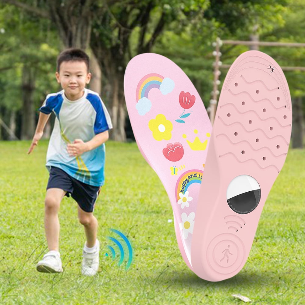 Yiaieng for Airtag Insoles for Adults Track Your Steps and Shoes (Pink ...