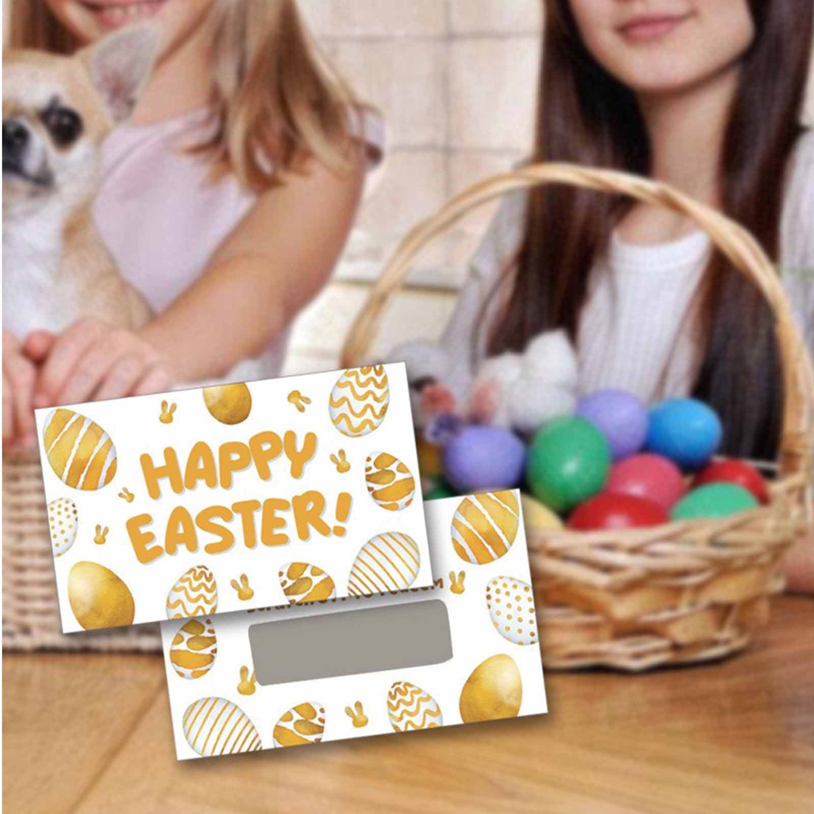 Yialzm Easter Scratch Off Game Cards-10-Pack Interactive Surprise ...