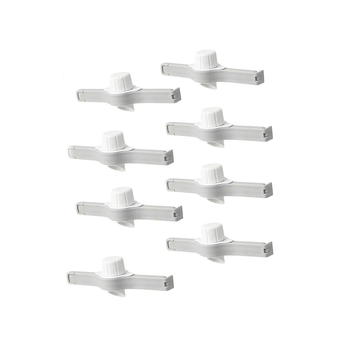 Yialzm Long Lasting Reusable Plastic Bag Sealing Clips for Food ...