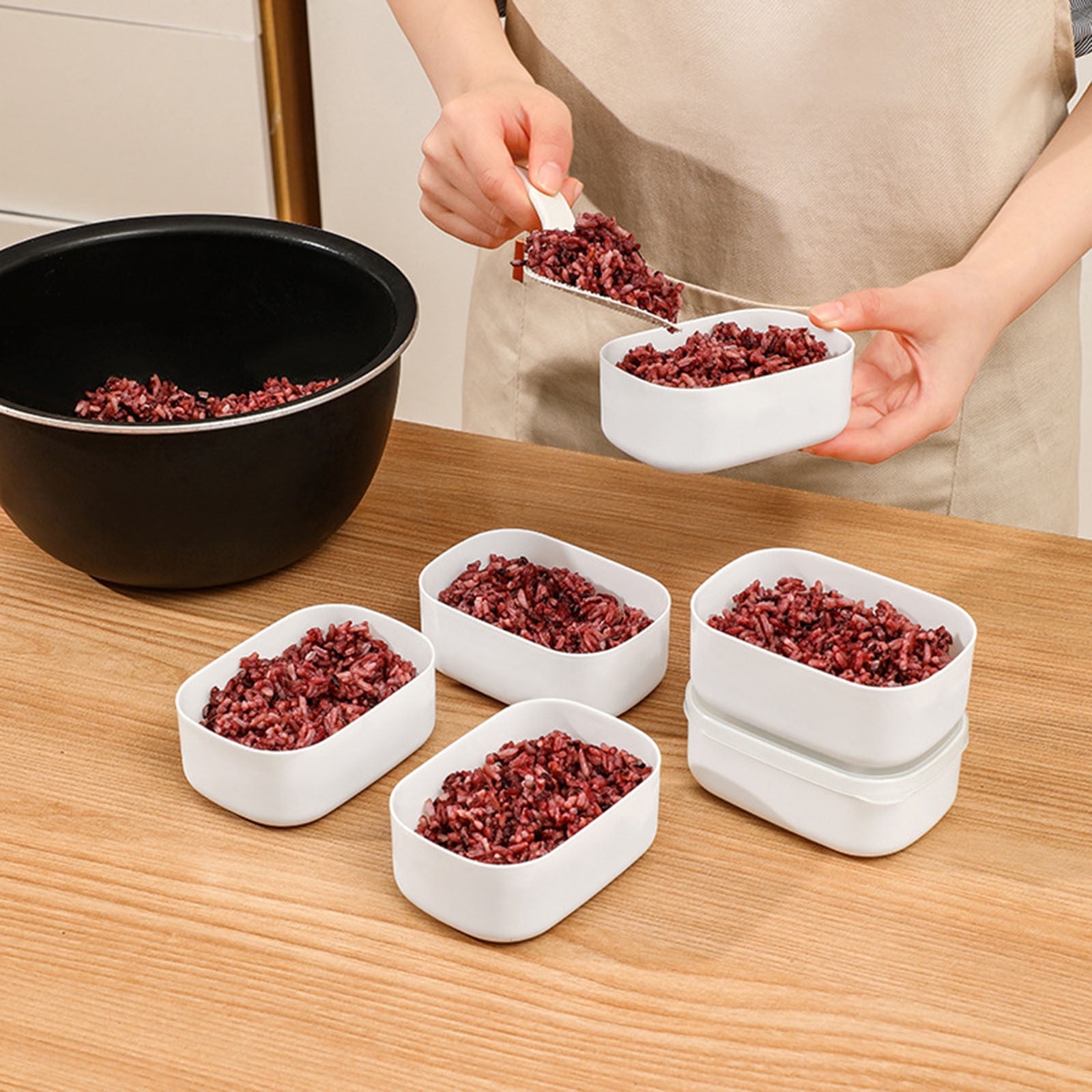 Yialzm Multi Functional Kitchen Food Storage Container Airtight Sealed ...