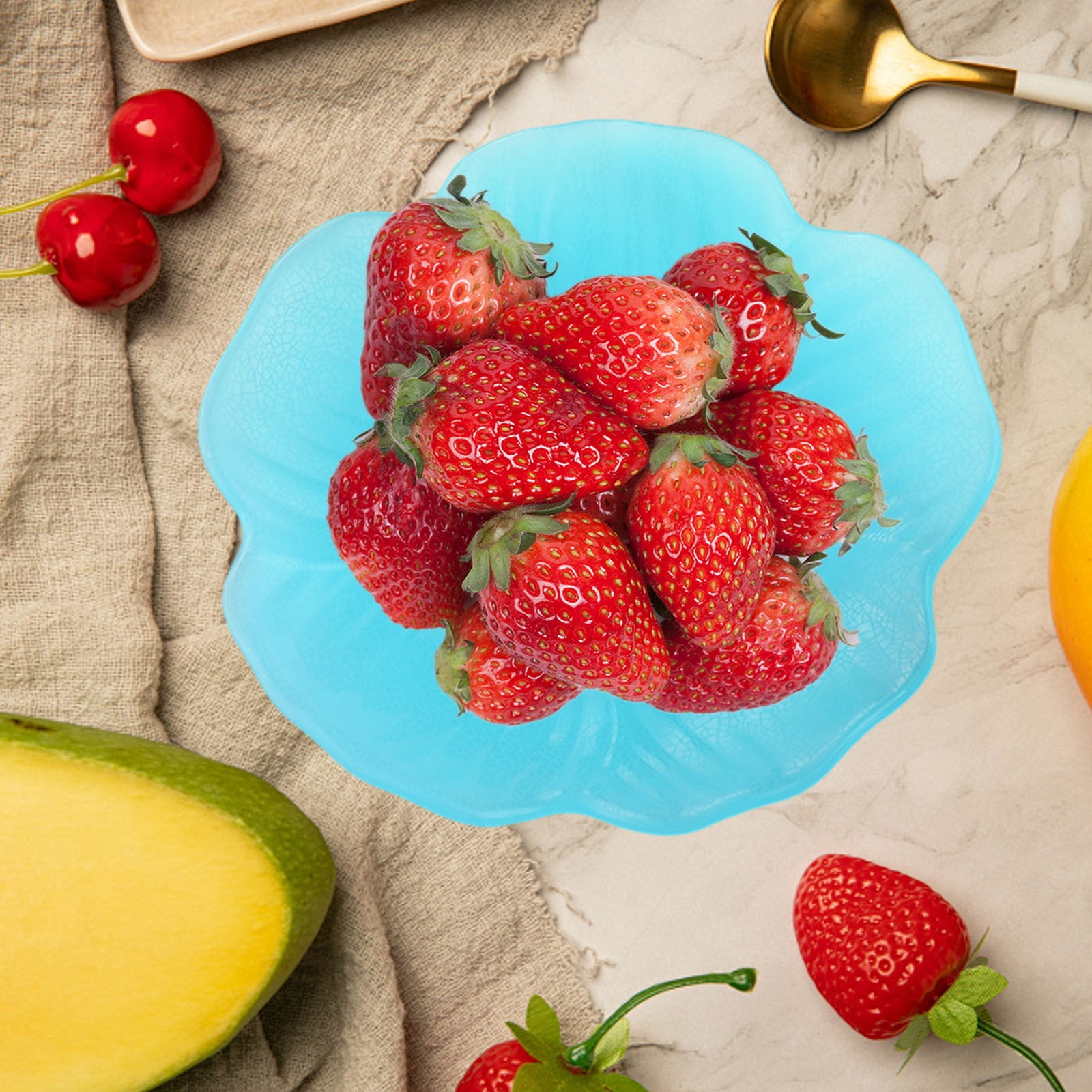 Yialzm Multi Functional Plastic Rice Spoon with Built in Measurement ...