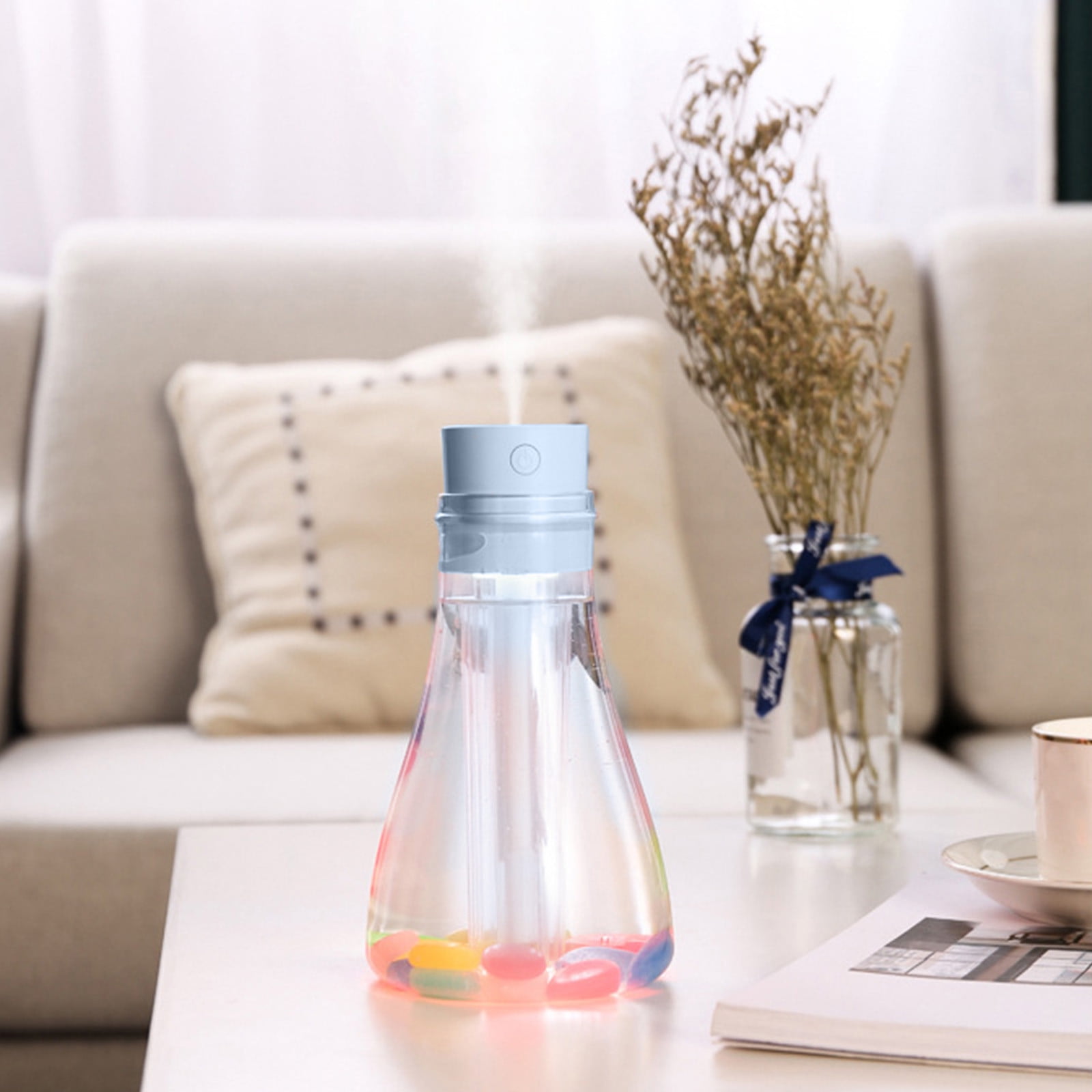 Yialzm Smart Humidifier for Bedroom with Auto Shut Off USB Powered 16.9 ...