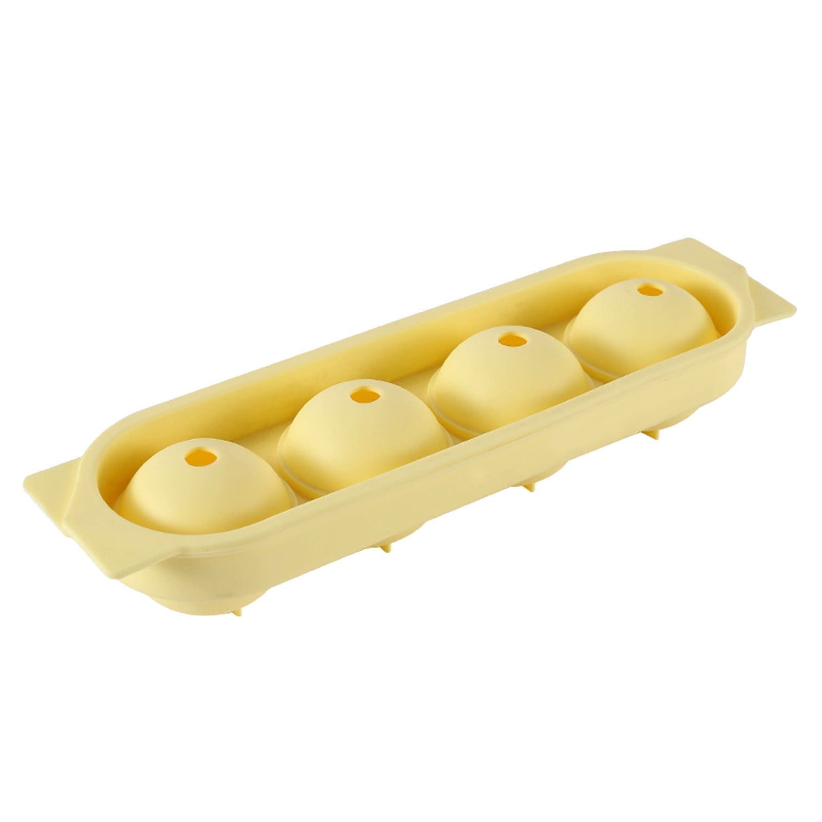 Yialzm Summer Spherical Ice Mold for Homemade Desserts and Drinks Quick ...