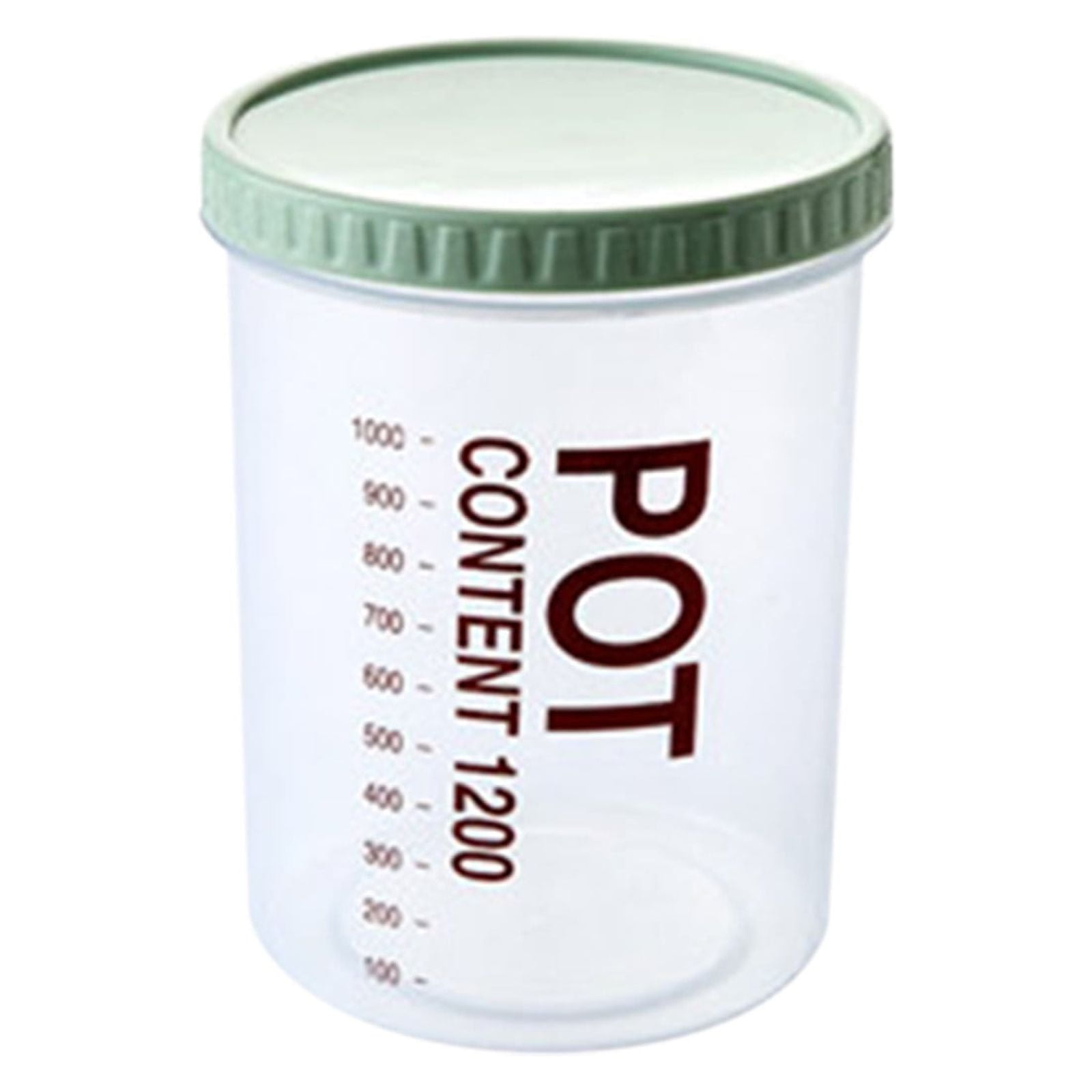 Yialzm Transparent Food Storage Container with Airtight Lid for Snacks ...