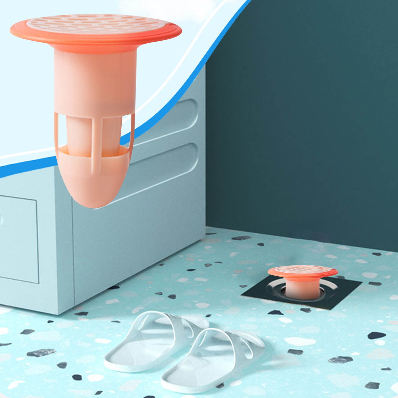 Yialzm Universal Anti odor Shower Quick Drainage Anti clogging Backflow ...