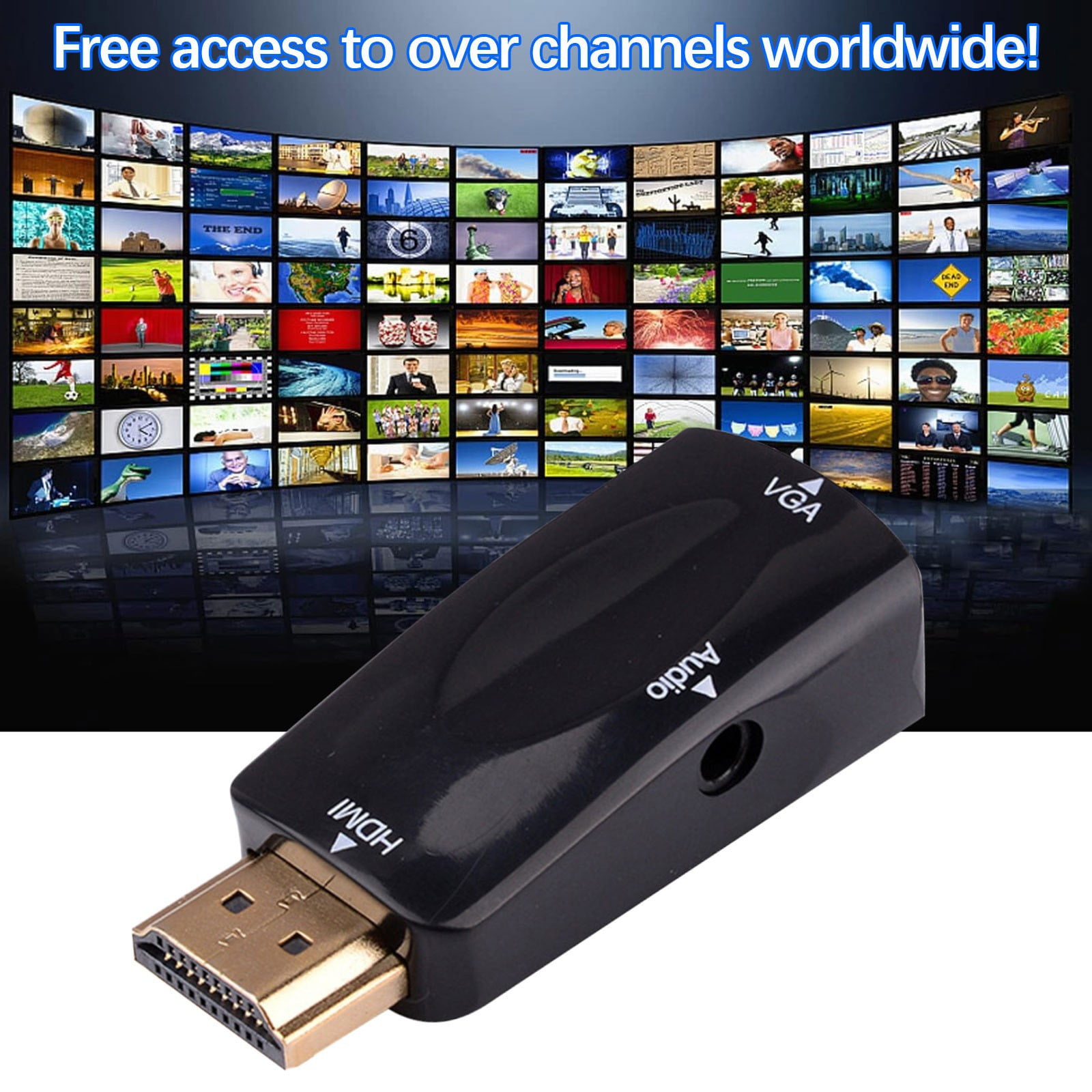Yialzm Universal Wireless Tv Streaming Device Adapter 1080p Display ...