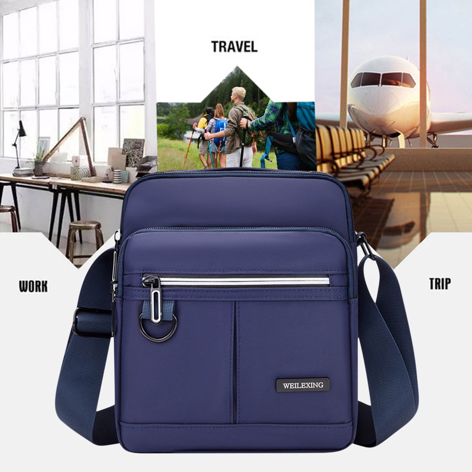 Yialzm Versatile Bag Packs for Men Crossbody Belt Bag Waist Pack with ...