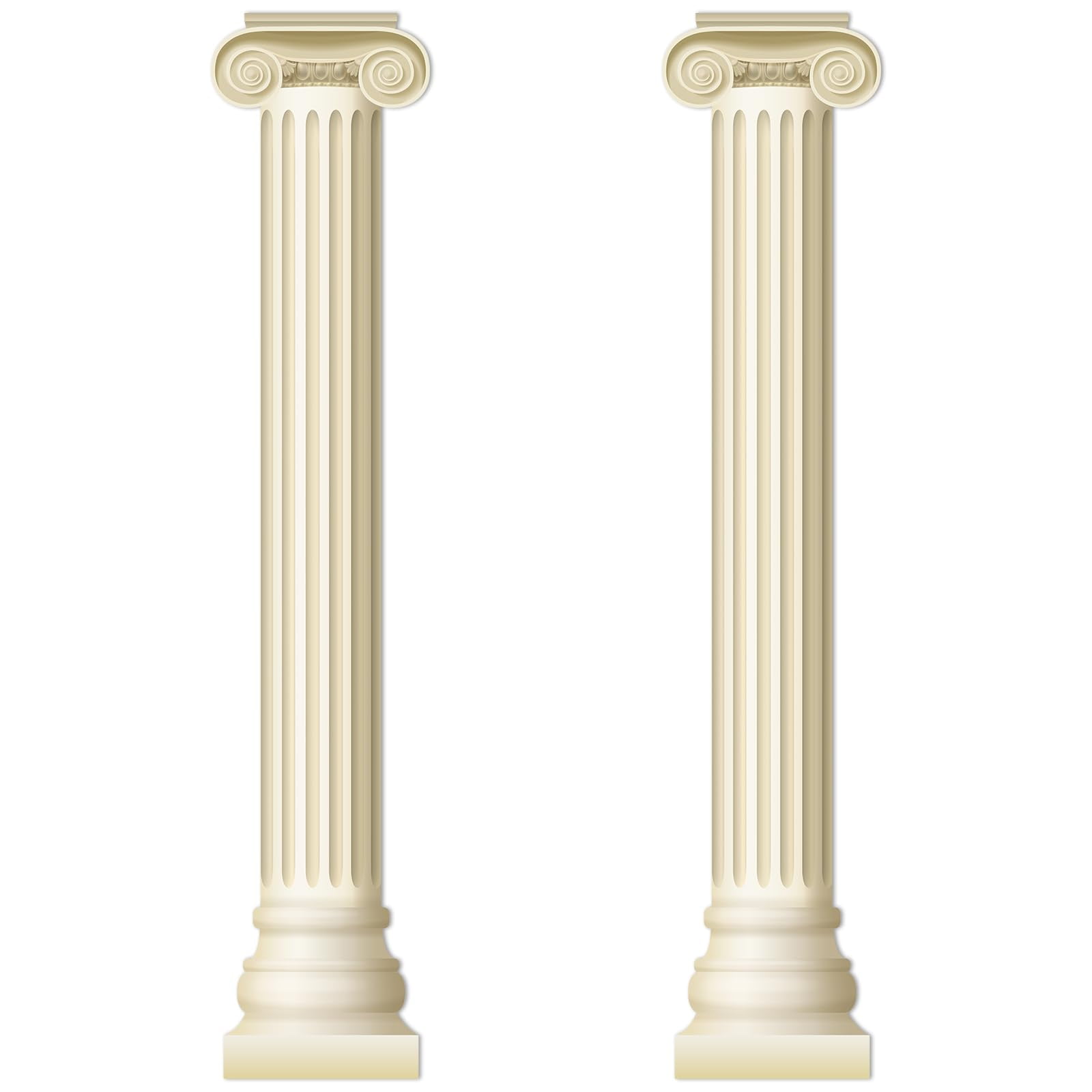 Yiaoyinnz 2Pcs Greek Columns Cardboard Pillars ATT1Cutouts Ancient ...