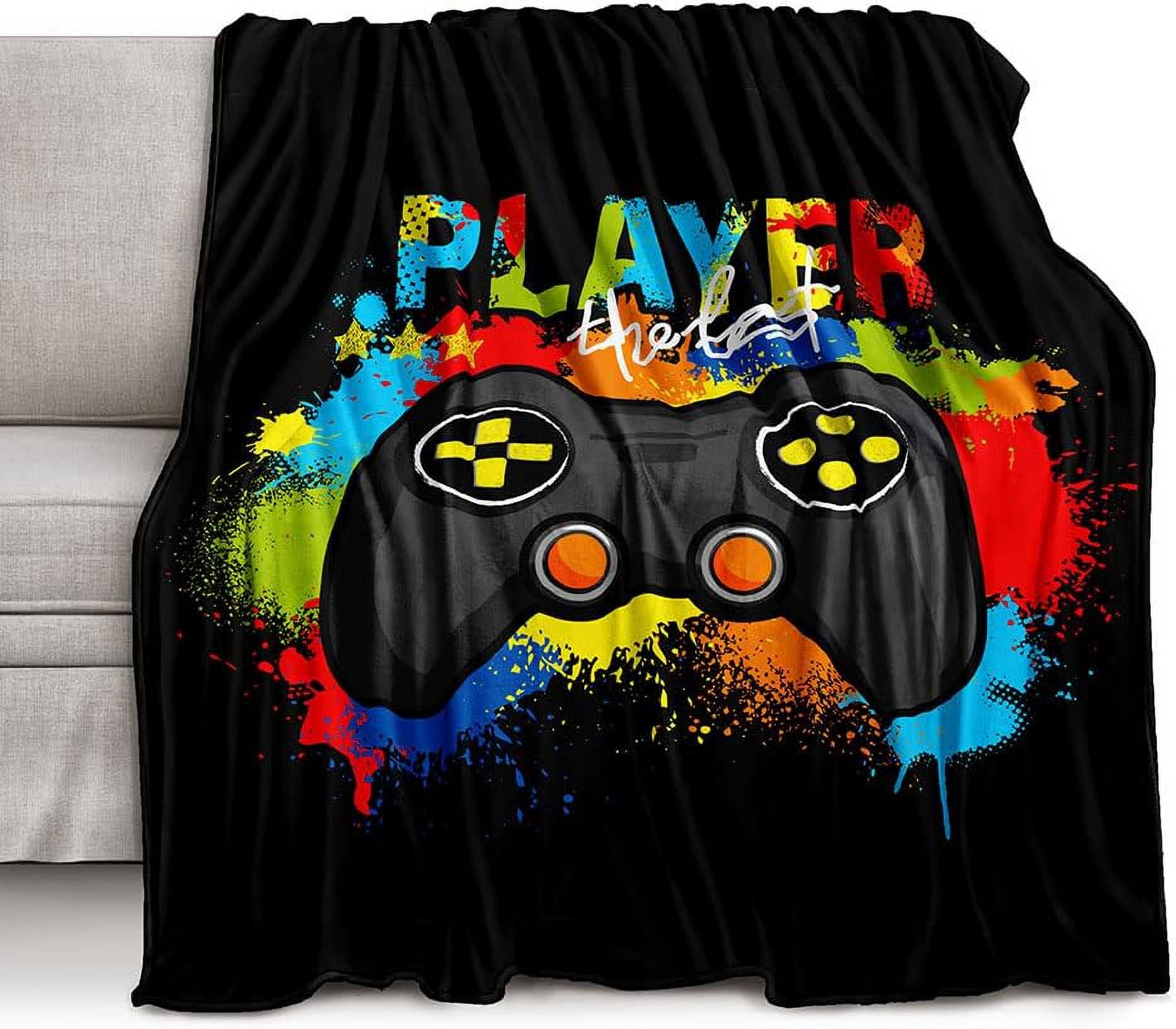 Yibo Bedding Gaming Super Soft, Fleece, Gamer Gift for Couch Sofa for ...