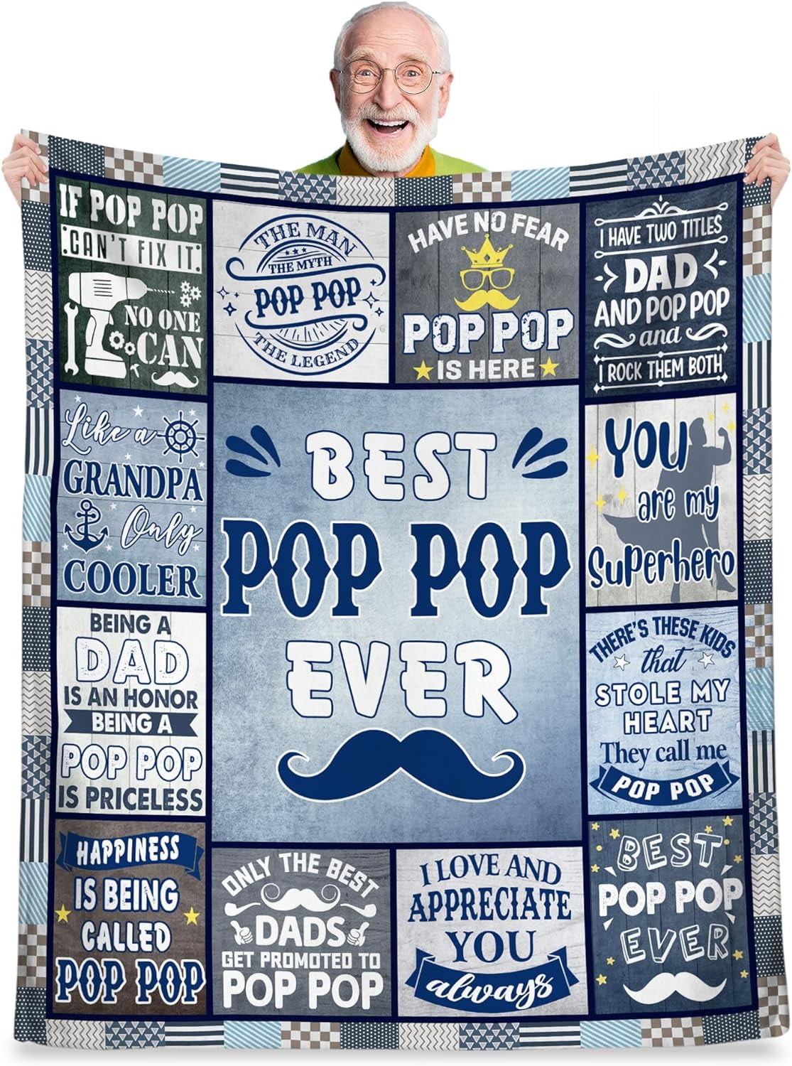 Yibo Best Pop Pop Gifts from Grandchildren Gifts for Pop Pop Pop Pop ...