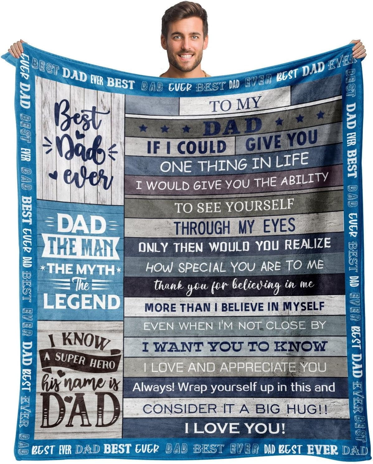 Yibo Birthday Gifts for Dad Gift for Dad from Daughter Or Son World's ...