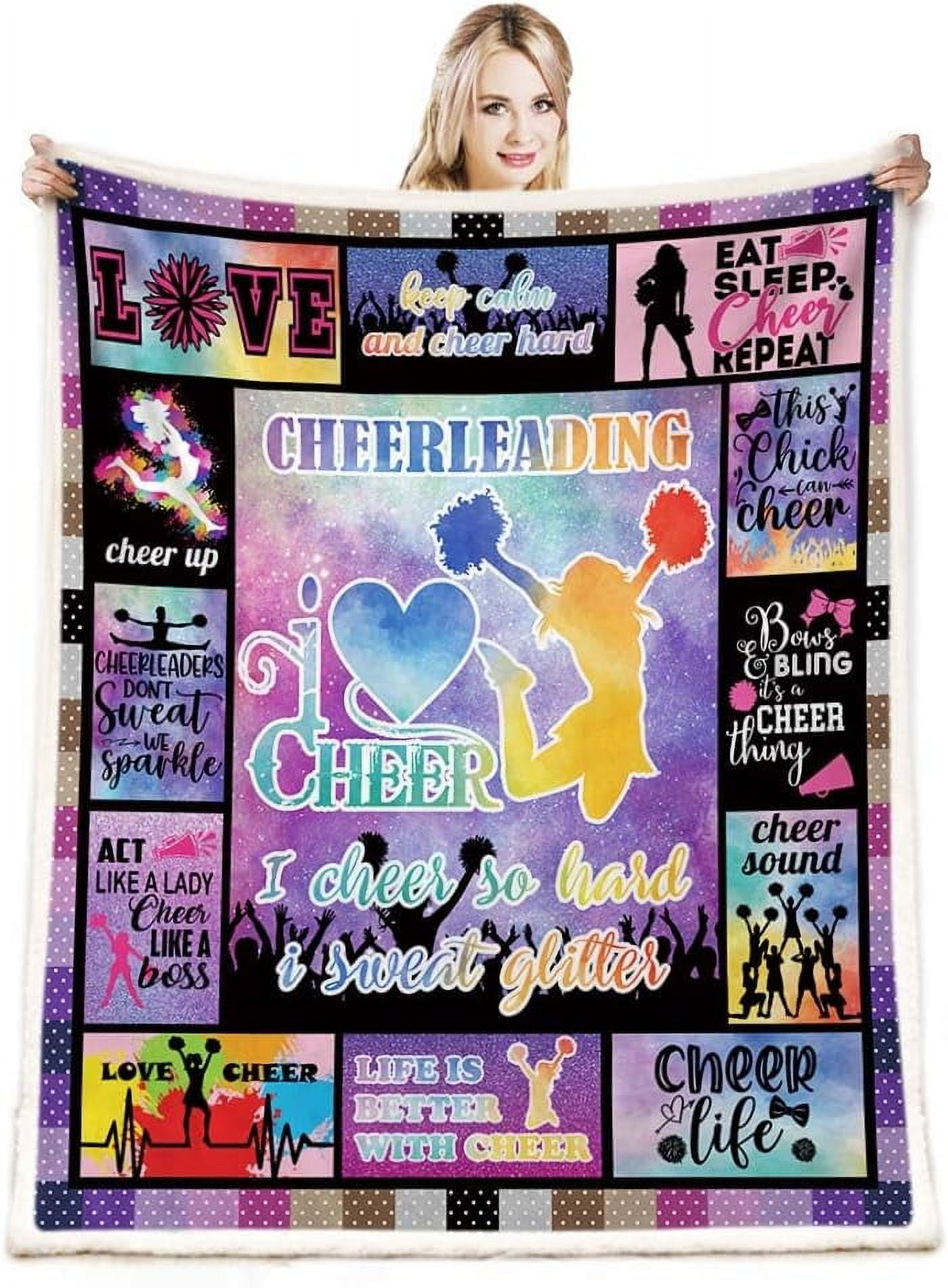 Yibo Cheerleader Gifts Blanket,Cheerleading Gifts for Girls,Cheer Gifts ...