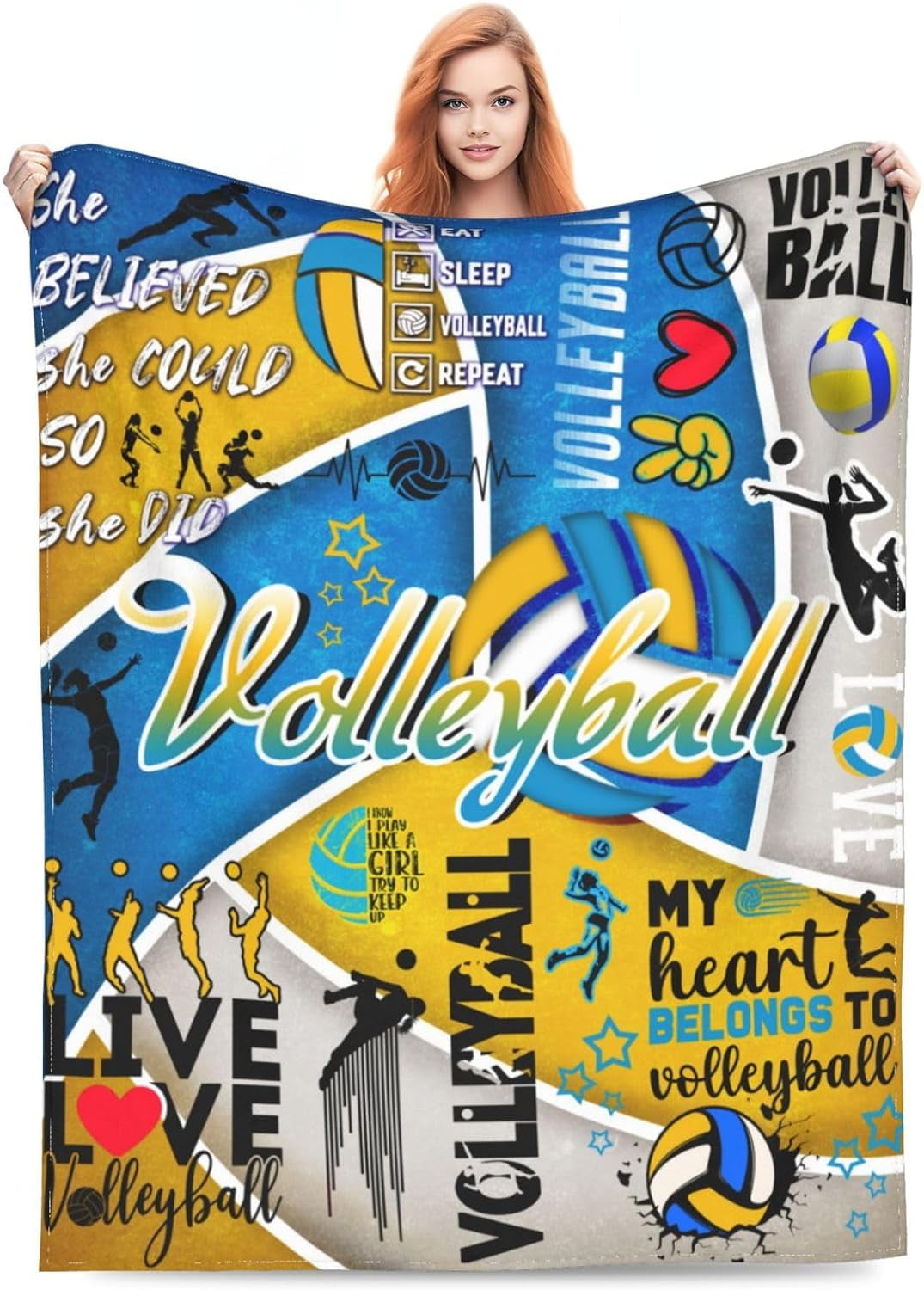 Yibo Cheerleader's Gifts Blanket Cheerleading Gifts Blanket Soft Cheer ...