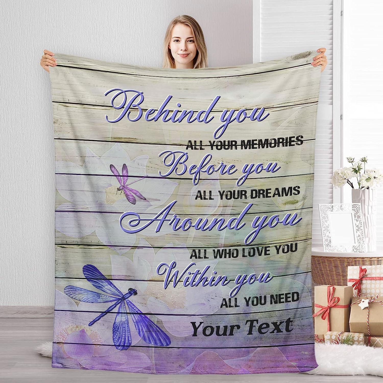 Yibo Christian Gifts for Women & Men Religious Blanket with Spiritual ...