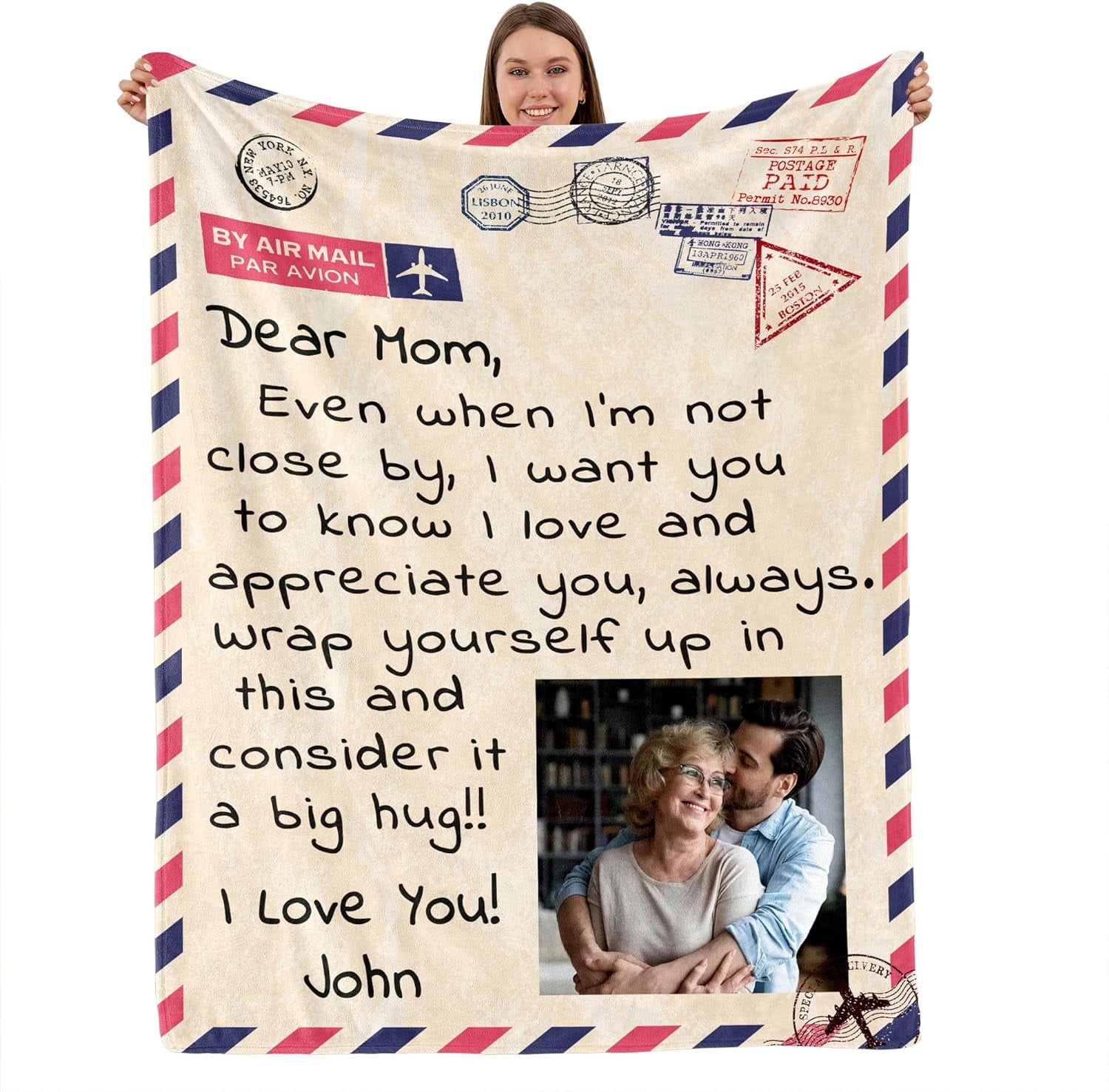 Yibo Christmas Birthday Gifts for Mom Wrap Love Around Mom Mom ...