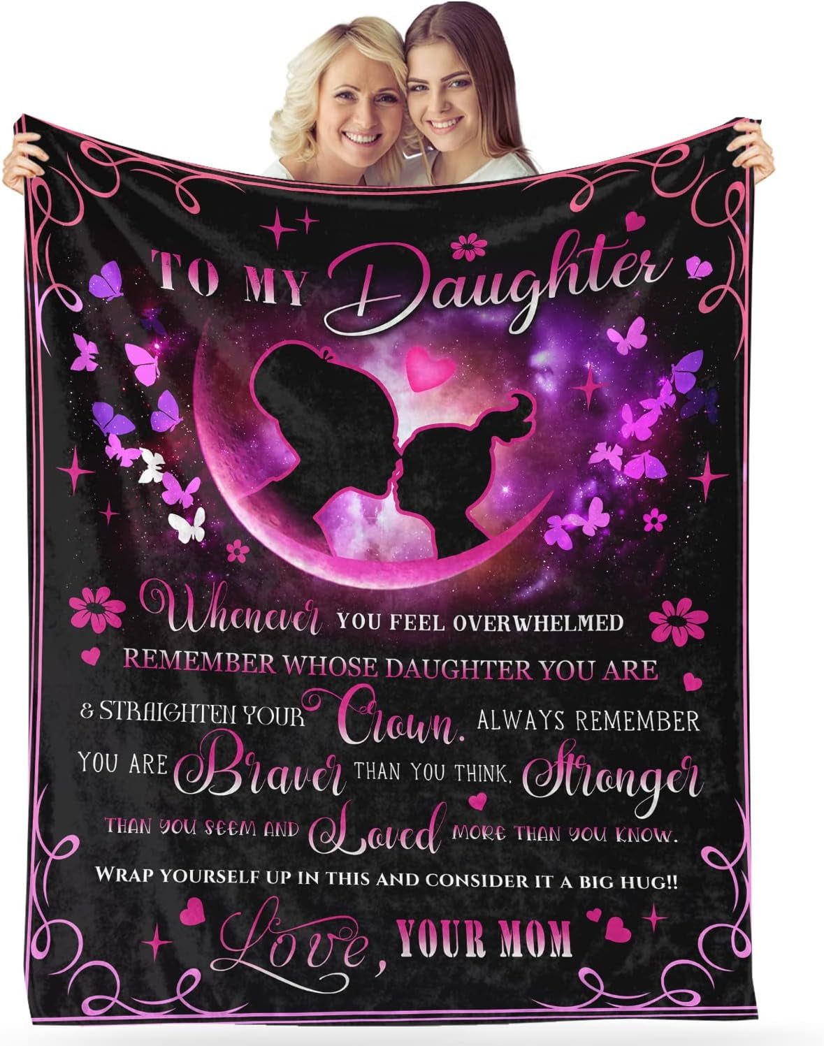 Yibo Daughter Ts Love Letter To Daughter Blanket Flannel Soft And Comfortable Anti Static Bed