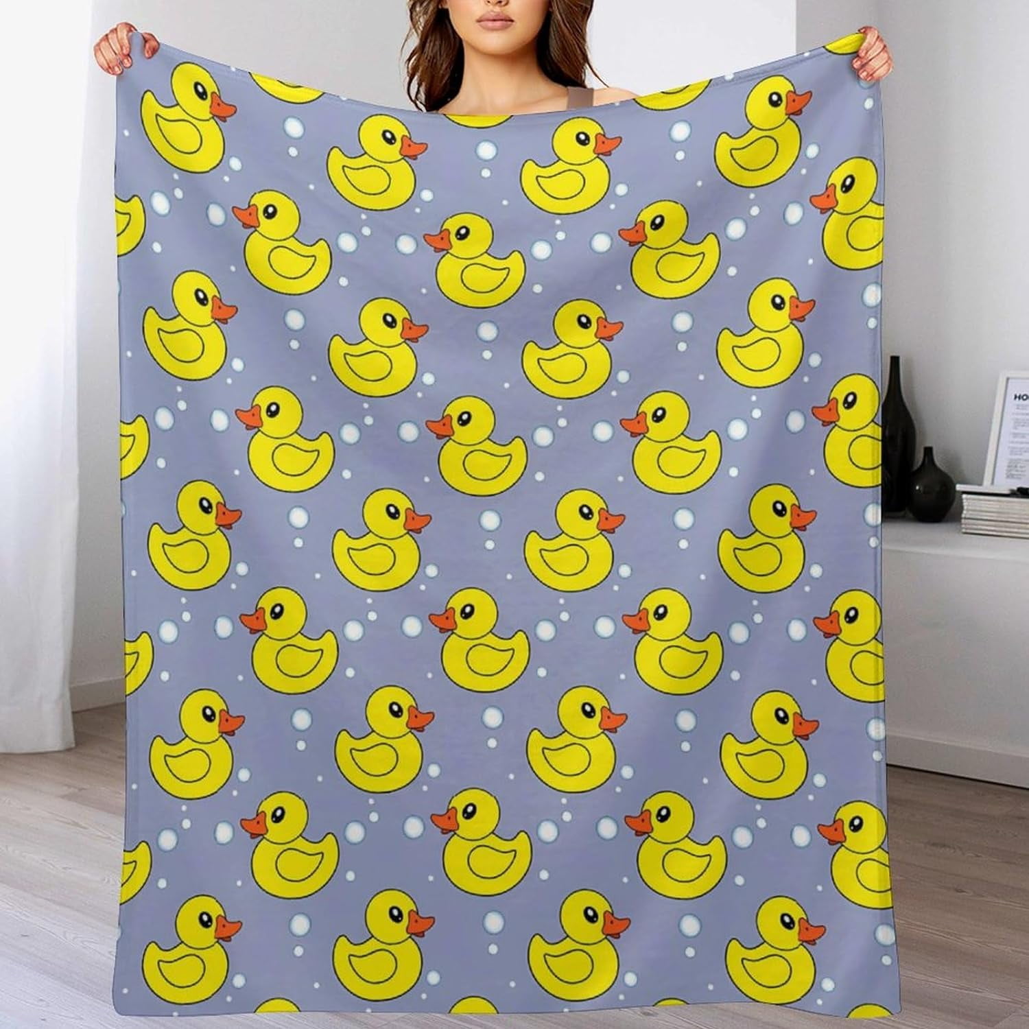 Yibo Duck Pattern, Ultra Soft Microplush Bed Blanket, All Season ...