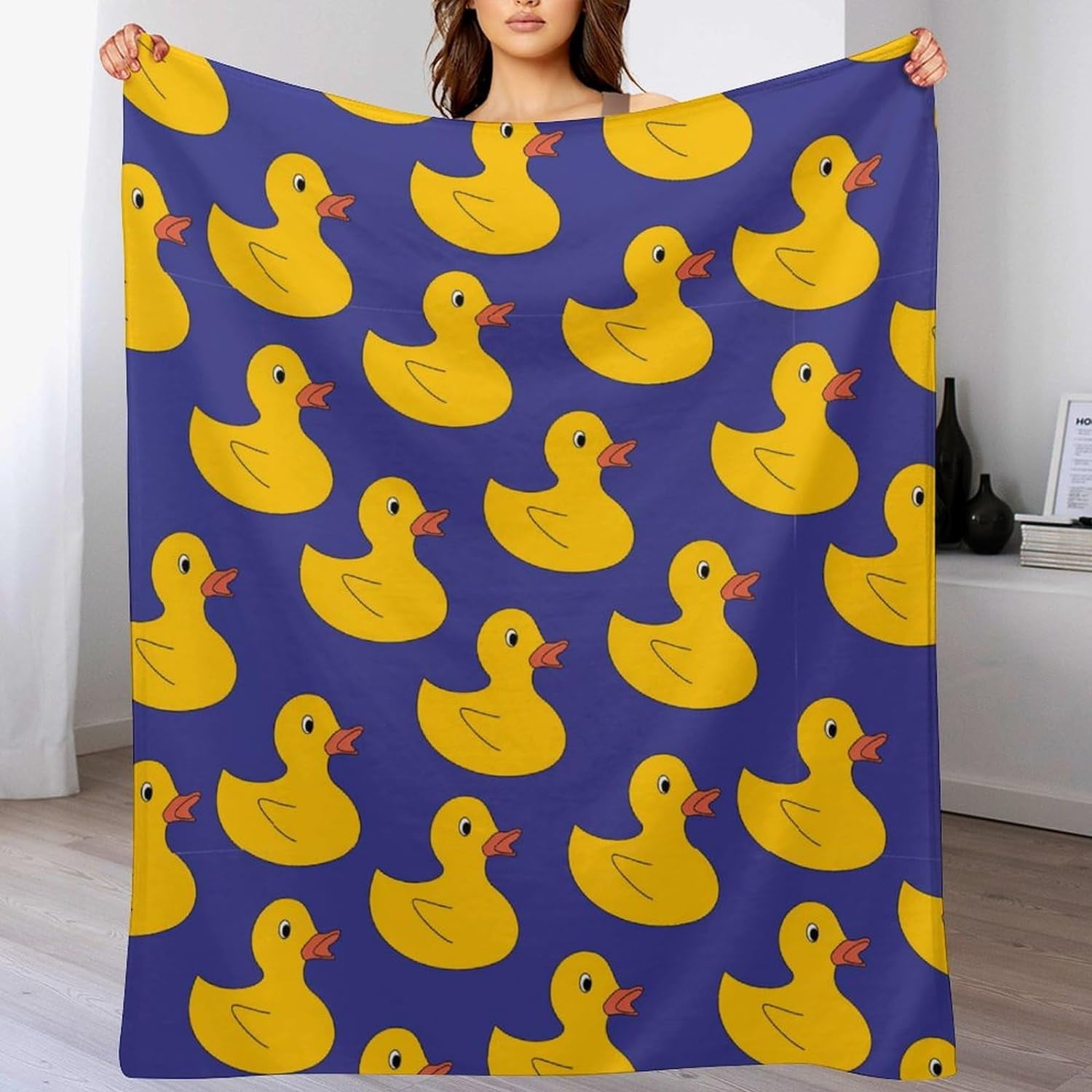 Yibo Duck Pattern, Ultra Soft Microplush Bed Blanket, All Season ...