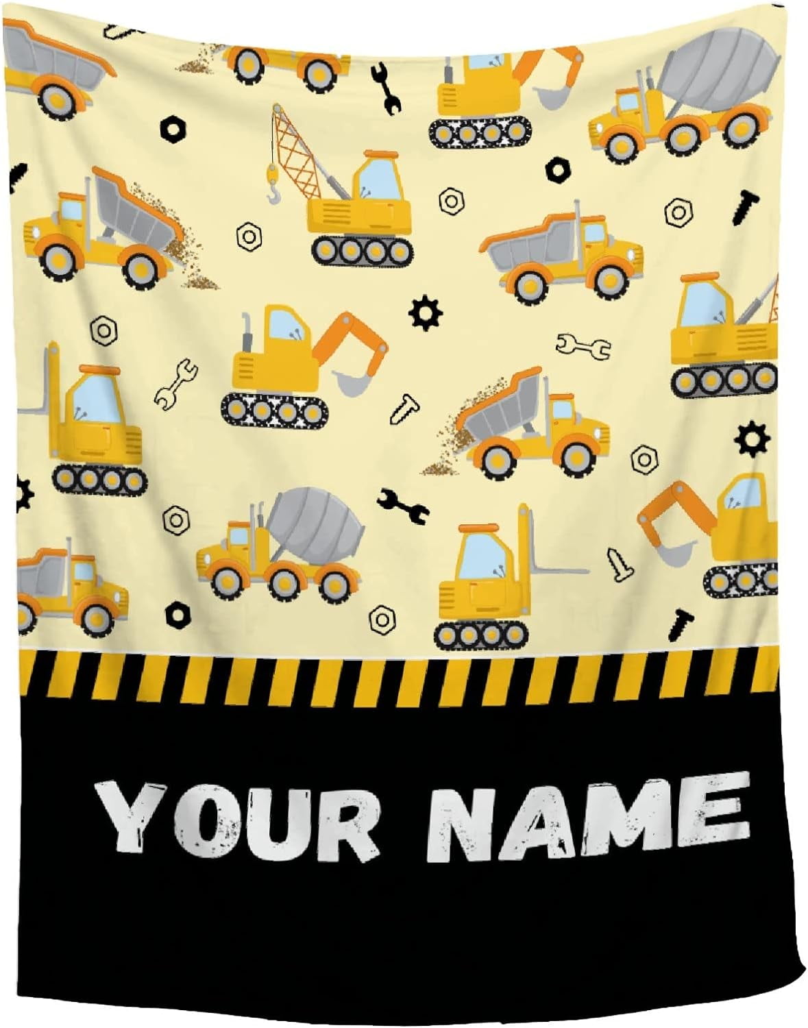 Yibo Excavator Toys Blanket Flannel Soft and Comfortable Anti-static ...