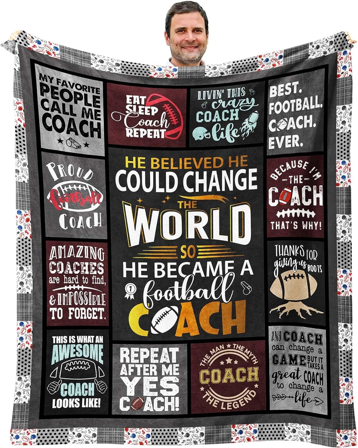 Yibo Football Coach Gifts for Men Football Coach Gift Coaches Gifts ...