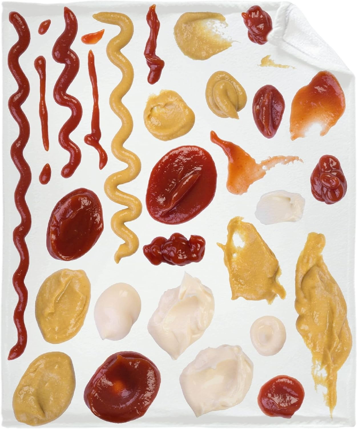 Yibo Funny Marble Meat Blanket Flannel Soft and Comfortable Anti-static ...