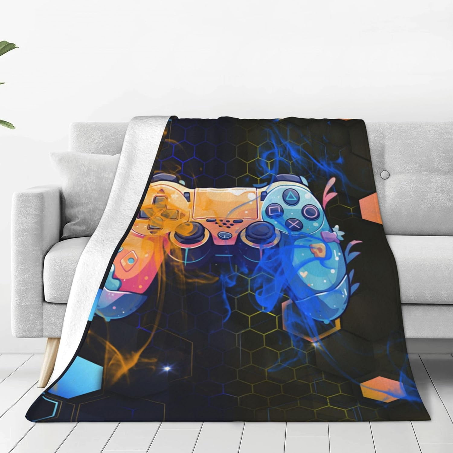 Yibo Gamer Gifts for Game Lovers Gaming Blankets for Kids Boys Super ...
