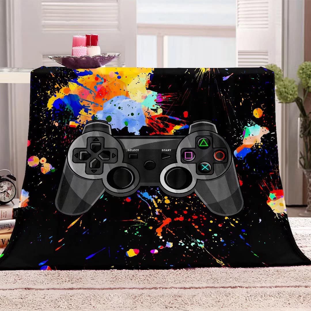 Yibo Gaming Blanket for Boys Kids Teens 60X50 , Fleece Cozy Game, Soft ...