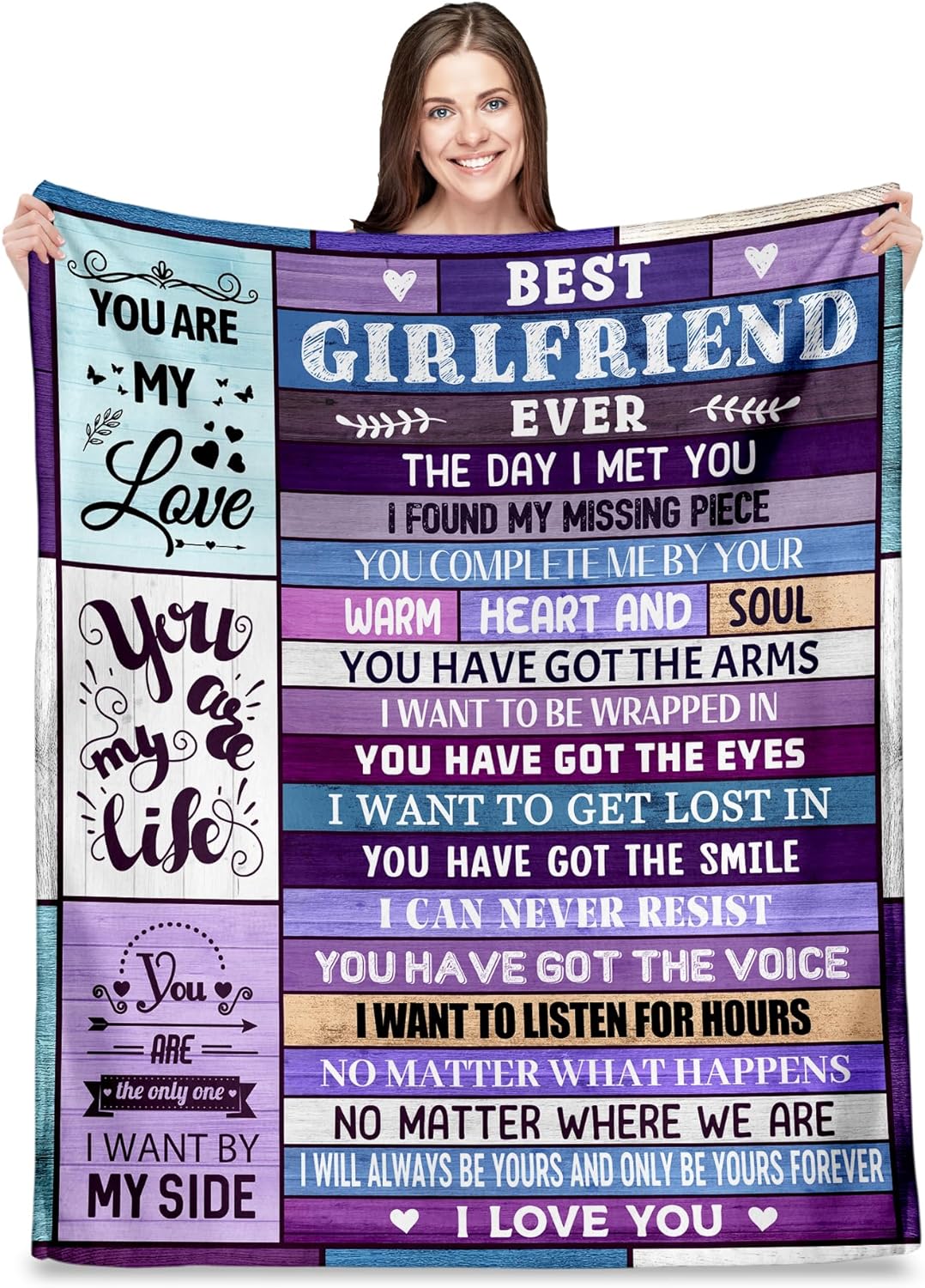 Yibo Gifts for Girlfriend Girlfriend Gifts Blanket Girlfriend Birthday ...