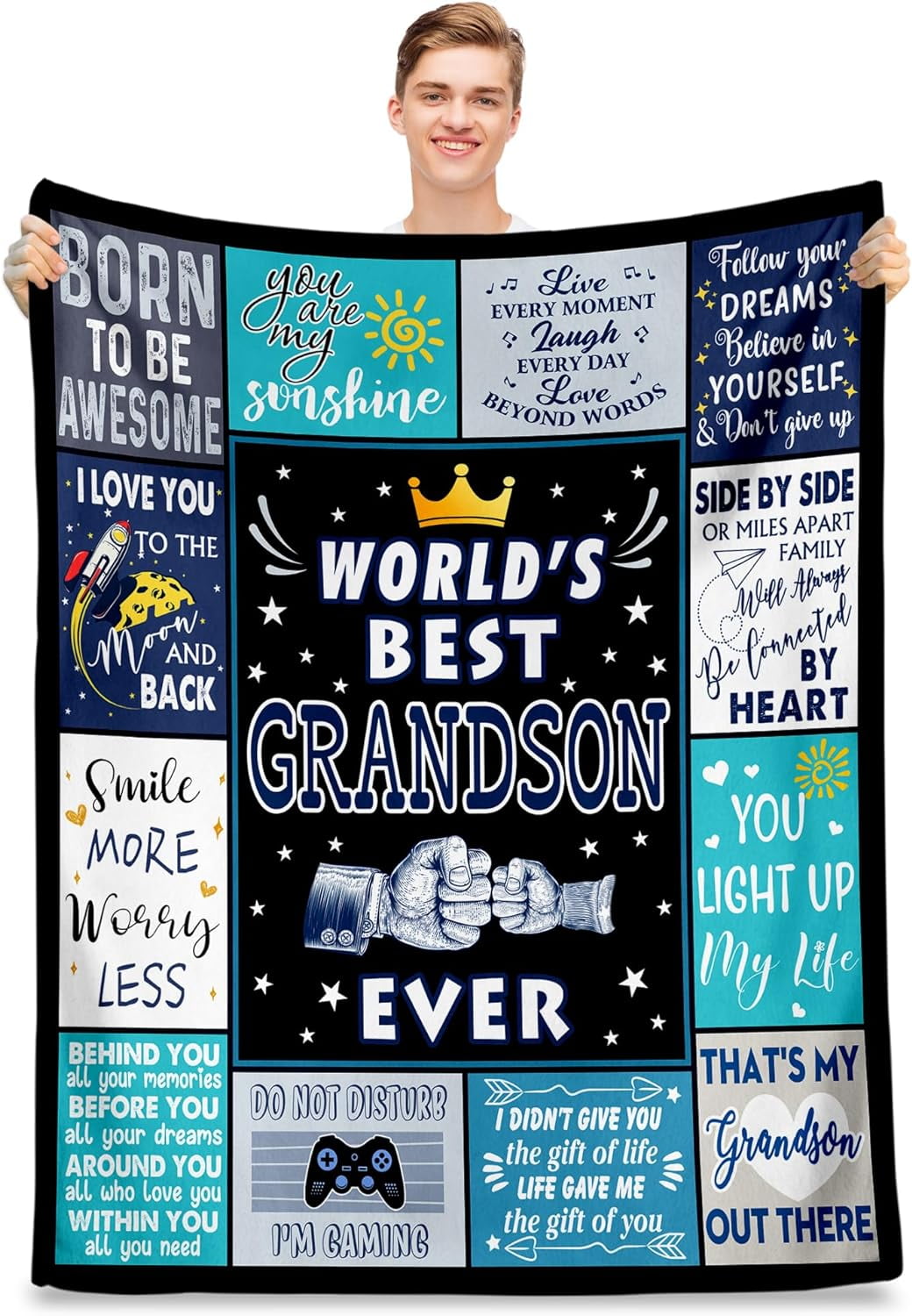 Yibo Grandson Gifts Grandson Gifts from Grandma/Nana Birthday Gifts for ...