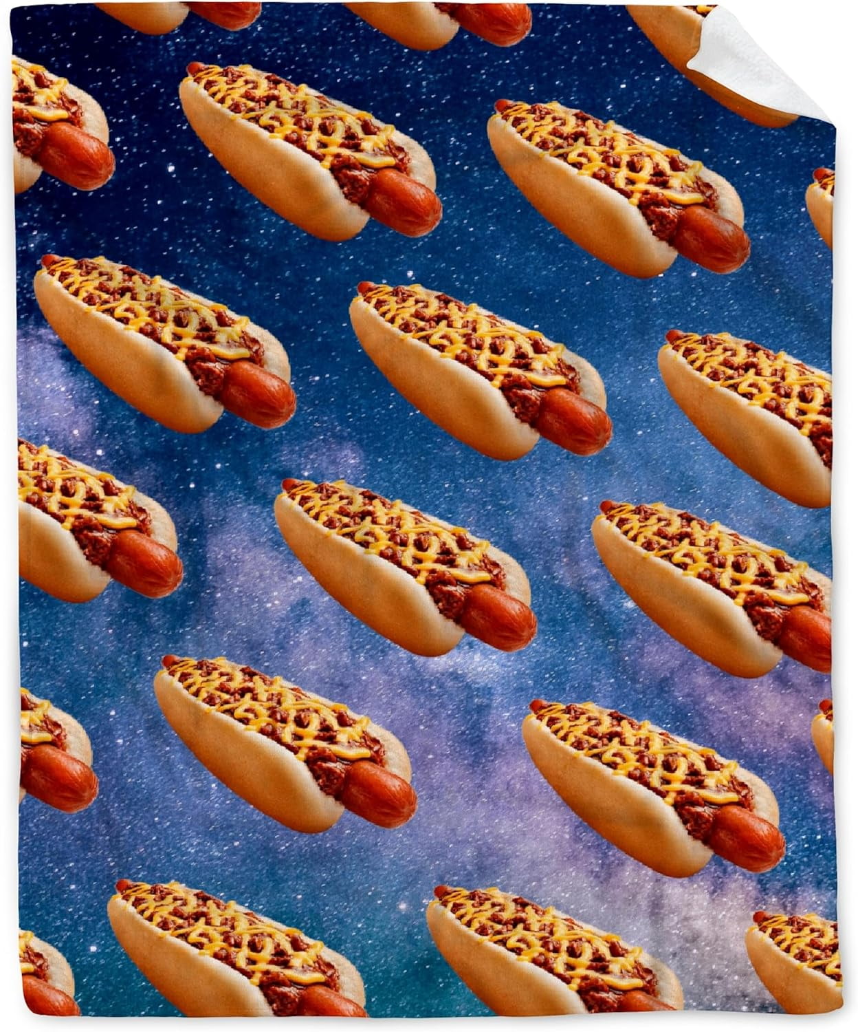 Yibo Hamburger Fleece Flannel Gift Blanket Realistic Interesting Food ...