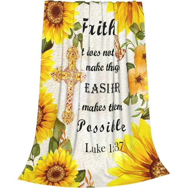 Yibo Healing Spiritual Blanket Gifts Christian Bible Verse Throws ...