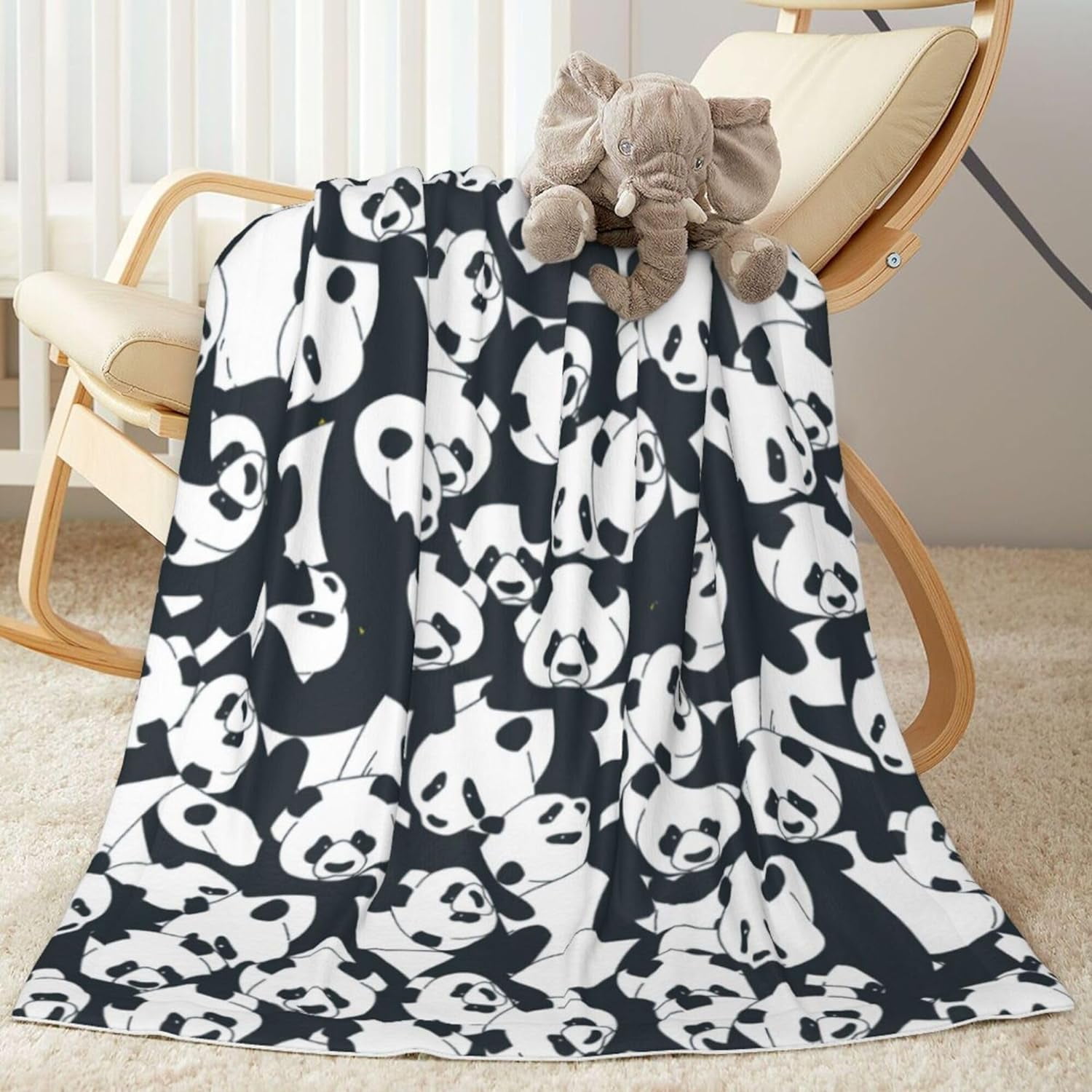 Yibo Panda Blanket for Women Men Comfy Aesthetic Warming Blanket for ...