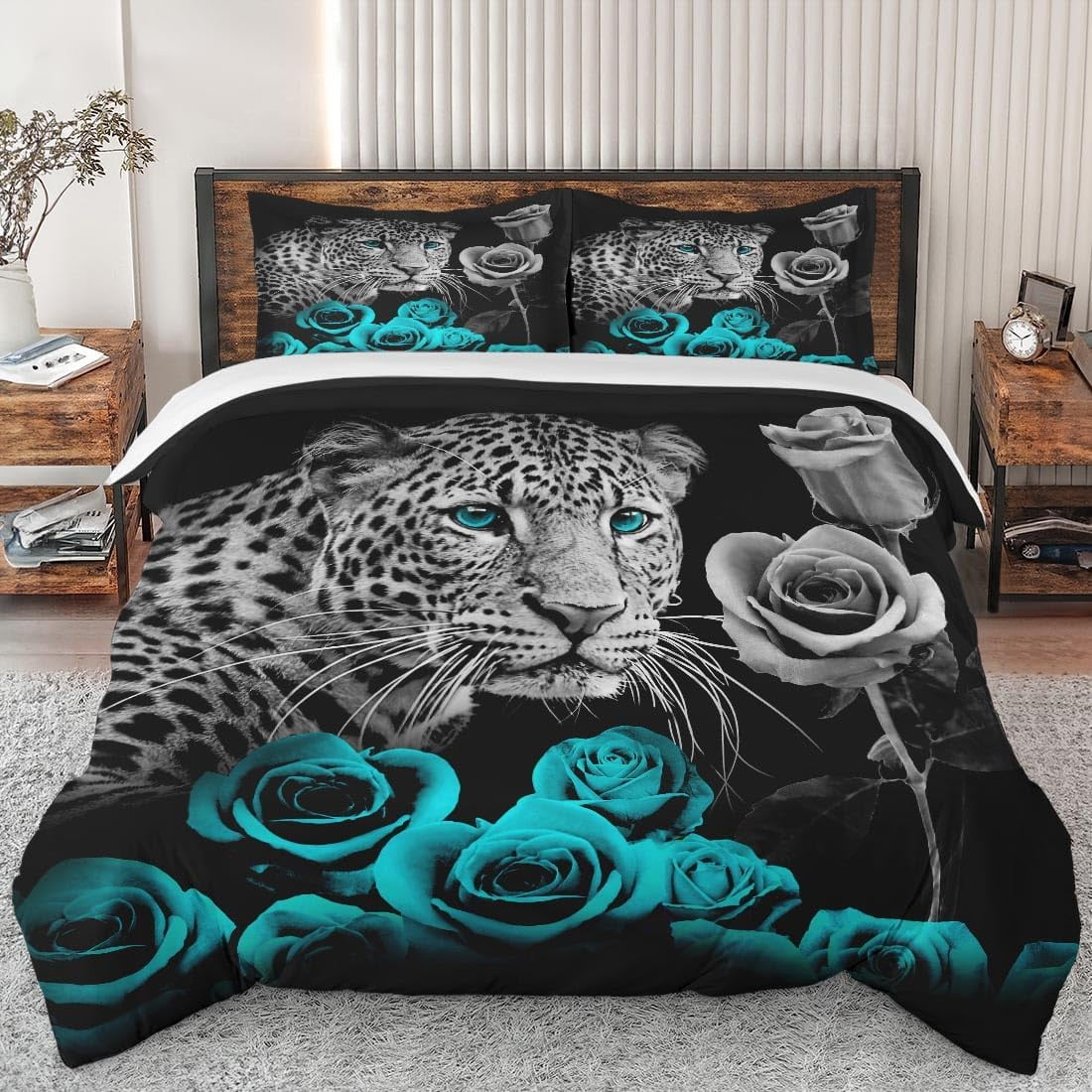 Yibo Red Rose Flower Valentine Love Duvet Cover - Premium Polyester ...