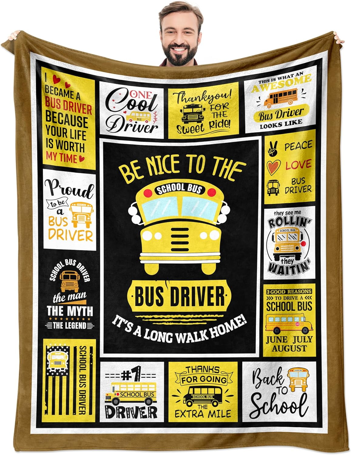 Yibo School Bus Driver Gifts for Men Bus Driver Appreciation Gifts for ...