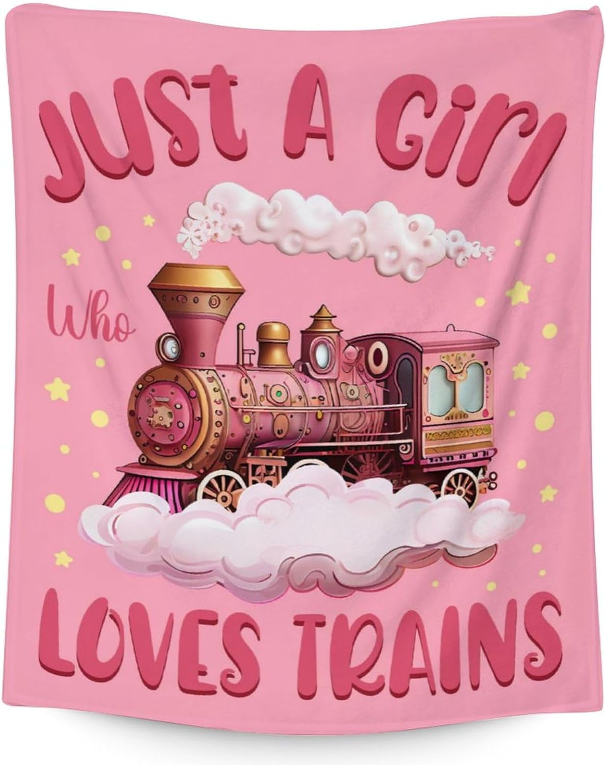 Yibo Train Blanket for Boys Crib Size Soft Fuzzy Plushs Gifts Black ...