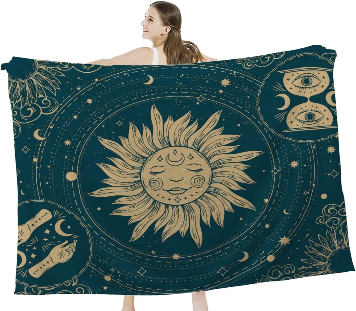 Yibo Witchy Gifts Witch Stuff Blanket for Astrologers Tarot Readers ...
