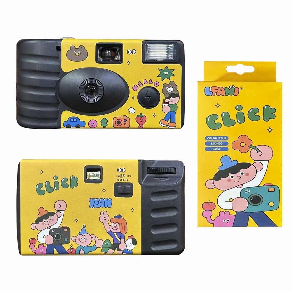 Yibooy 35mm Disposable Film Camera Built-in Flash One Time Use Camera ...