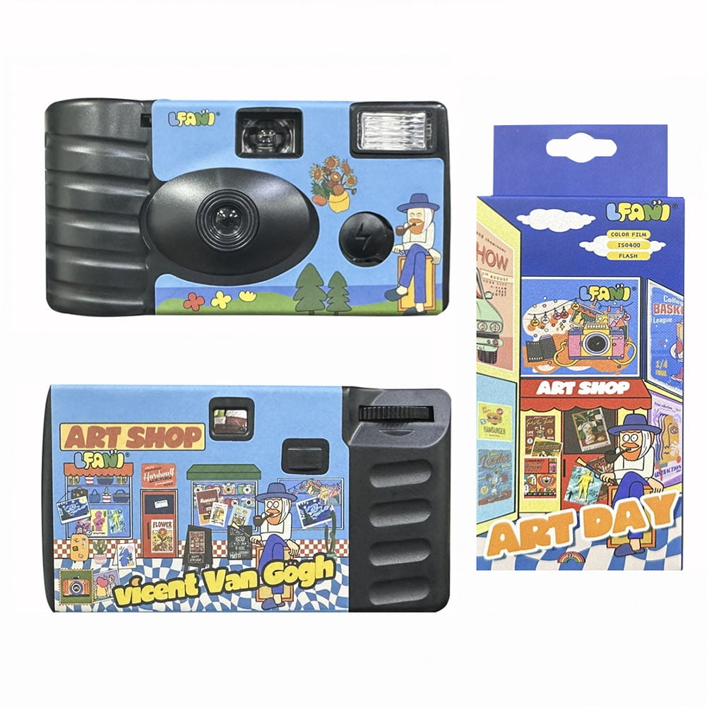 Yibooy 35mm Disposable Film Camera Built-in Flash One Time Use Camera ...