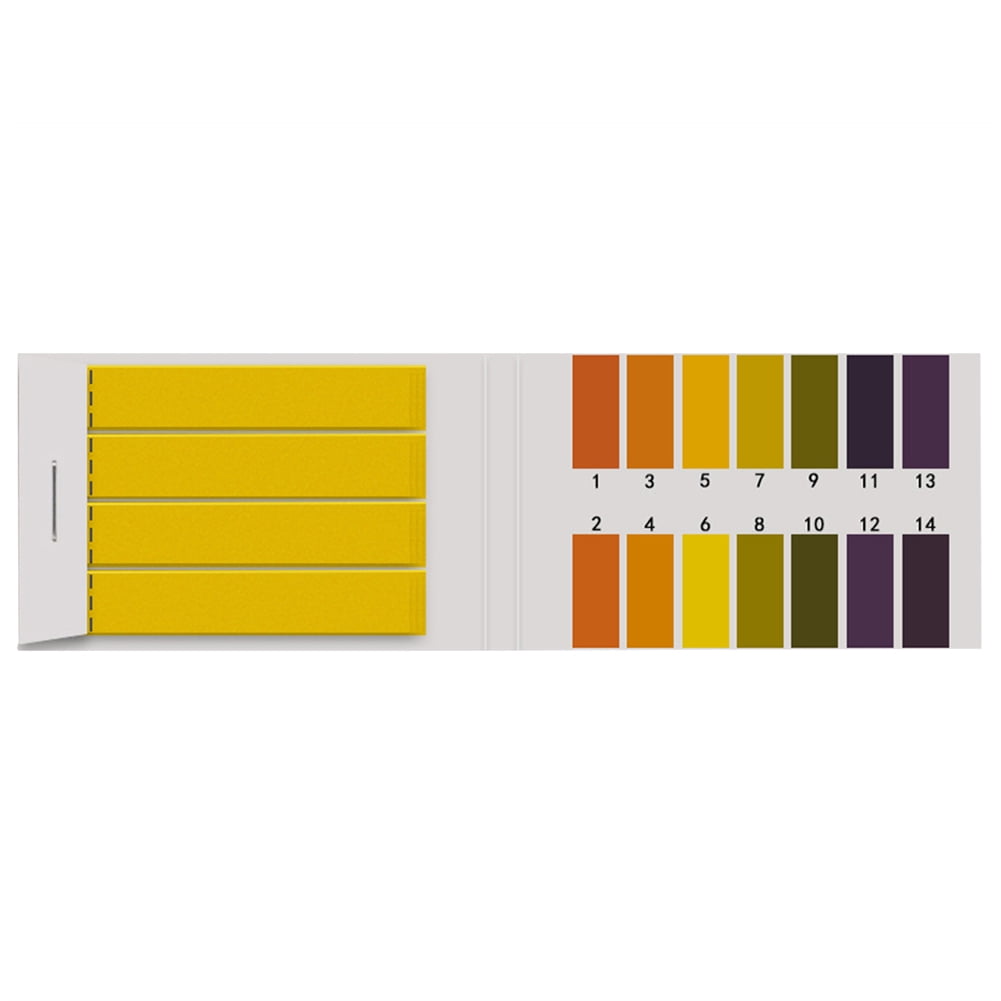 Yibooy 80 Pcs PH Indicator Test Strips Professional PH Test Papers for ...