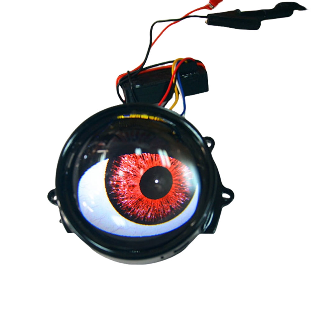 Yibooy LED Car Devil Eyes Light 12V Demon Eye Headlights(Red Single ...