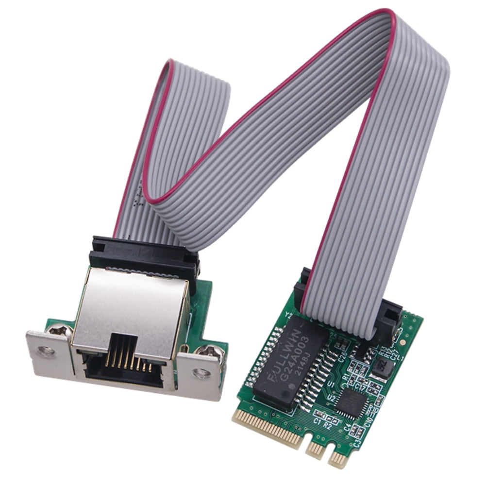 Yibooy M.2 Network Card 10/100/1000Mbps M.2 A+E To Gigabit Ethernet ...