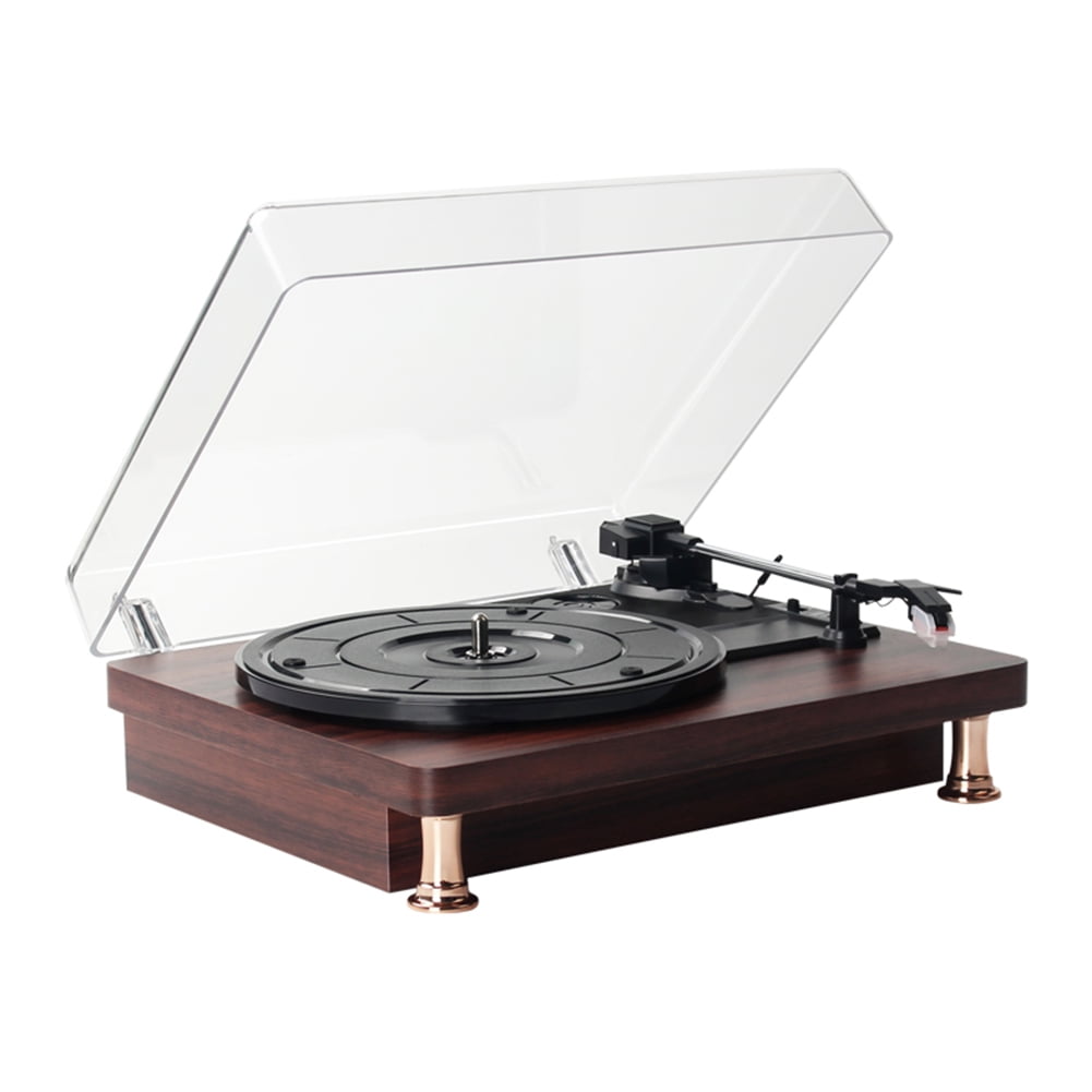 Yibooy Retro Vinyl Record Player 33/45/78RPM Built In Speakers ...