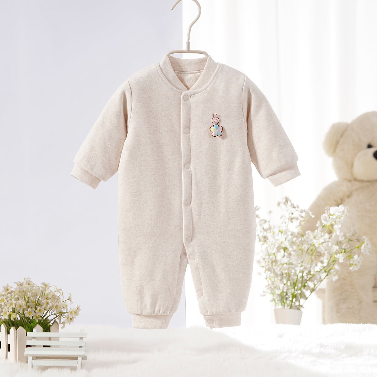 Yidarton Baby Color Cotton Jumpsuit Spring And Autumn Cotton ...