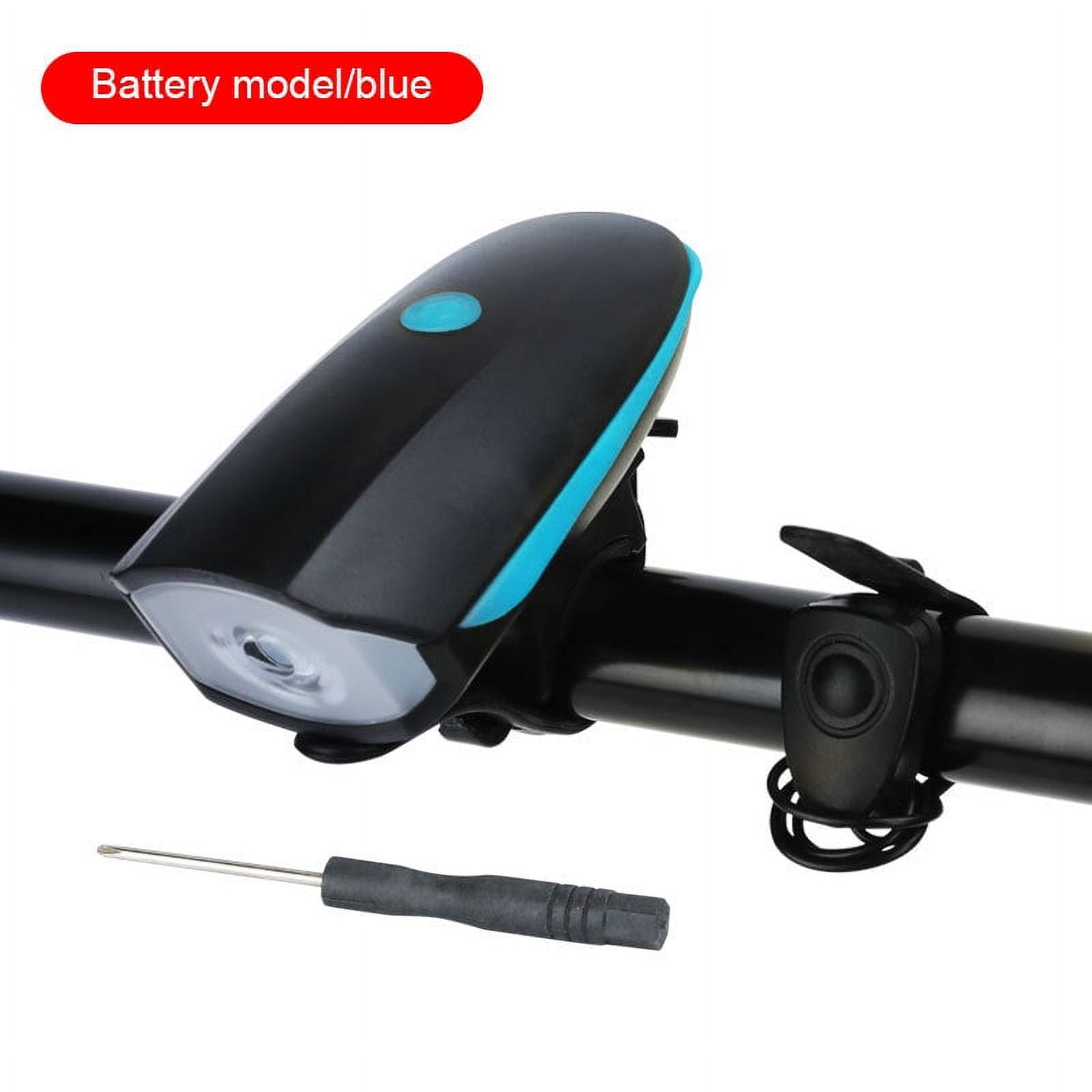 Yidarton Bike Light Headlight Battery Night Rider Flashlight with Horn ...