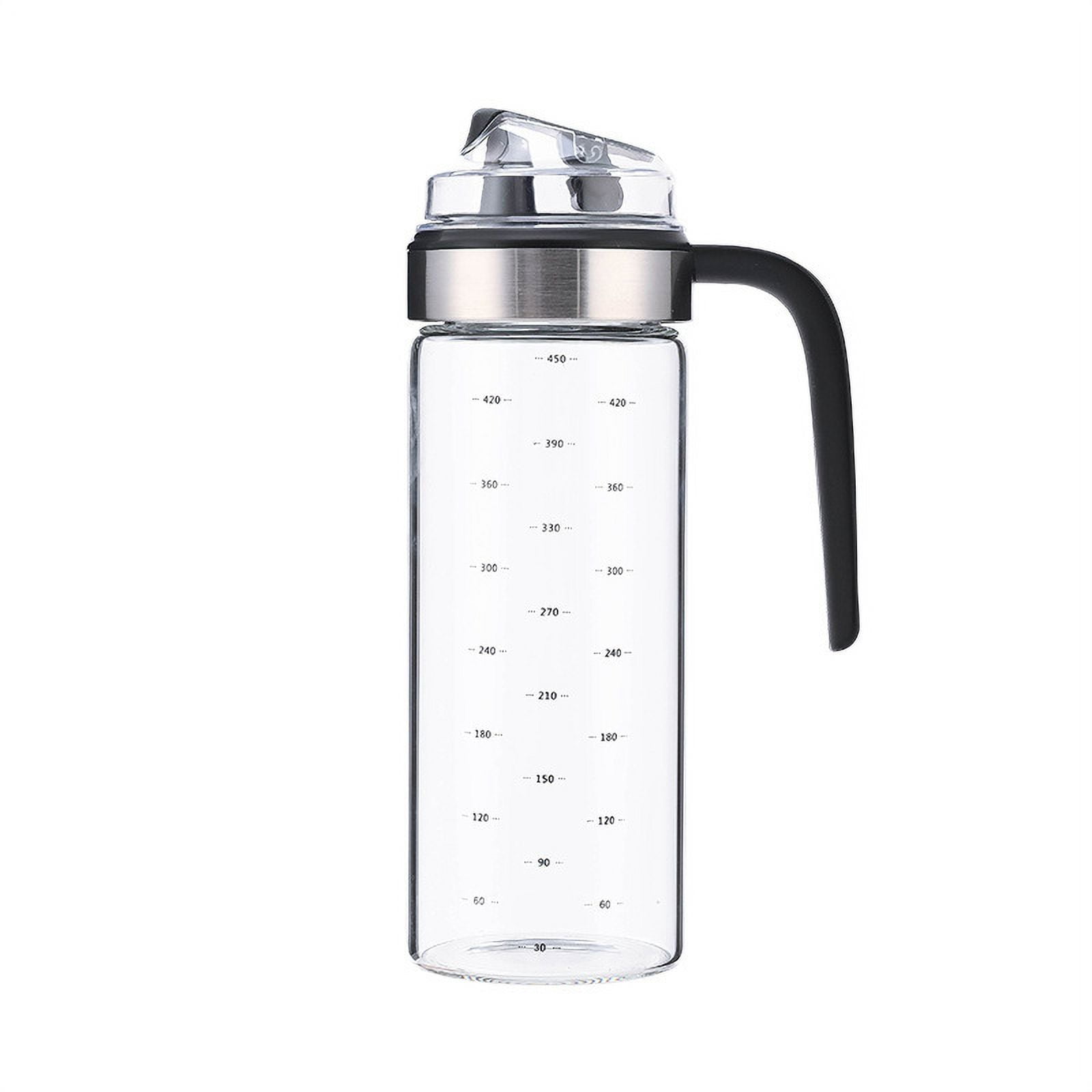 Yidarton Glass Oil Bottle With Scale Gravity Induction Oiler Bottle ...