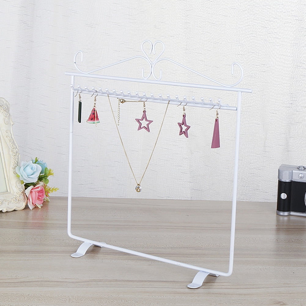 Yidarton Iron Metal Jewelry Display Rack Necklace Storage Rack Hanging ...